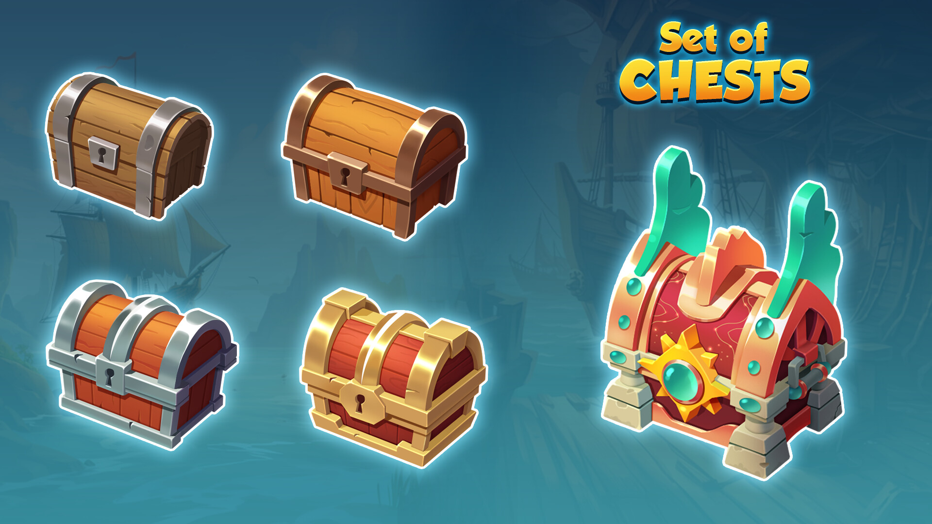 ArtStation - Set of chests