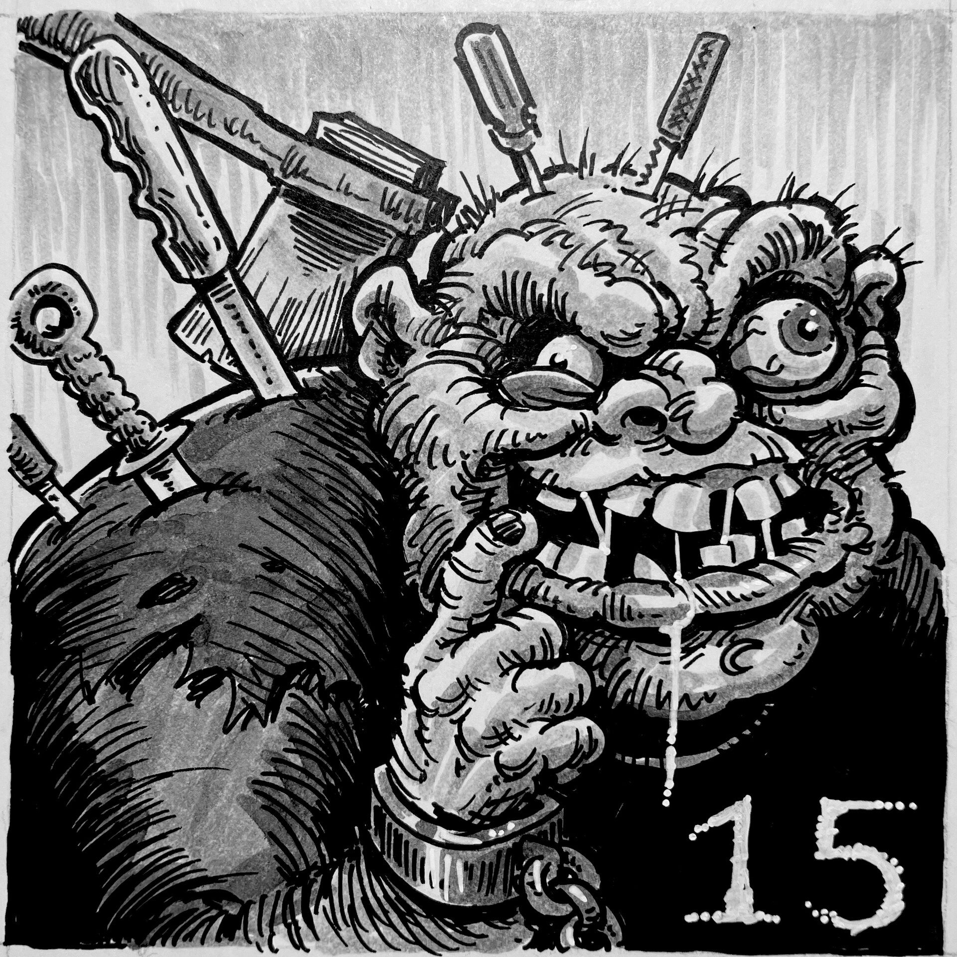 ArtStation - 15. Dagger - Inktober