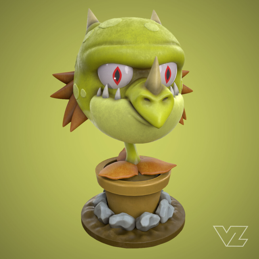 Varizal Zulmi - "Snapdragon" Plants vs Zombies 3D Fanart