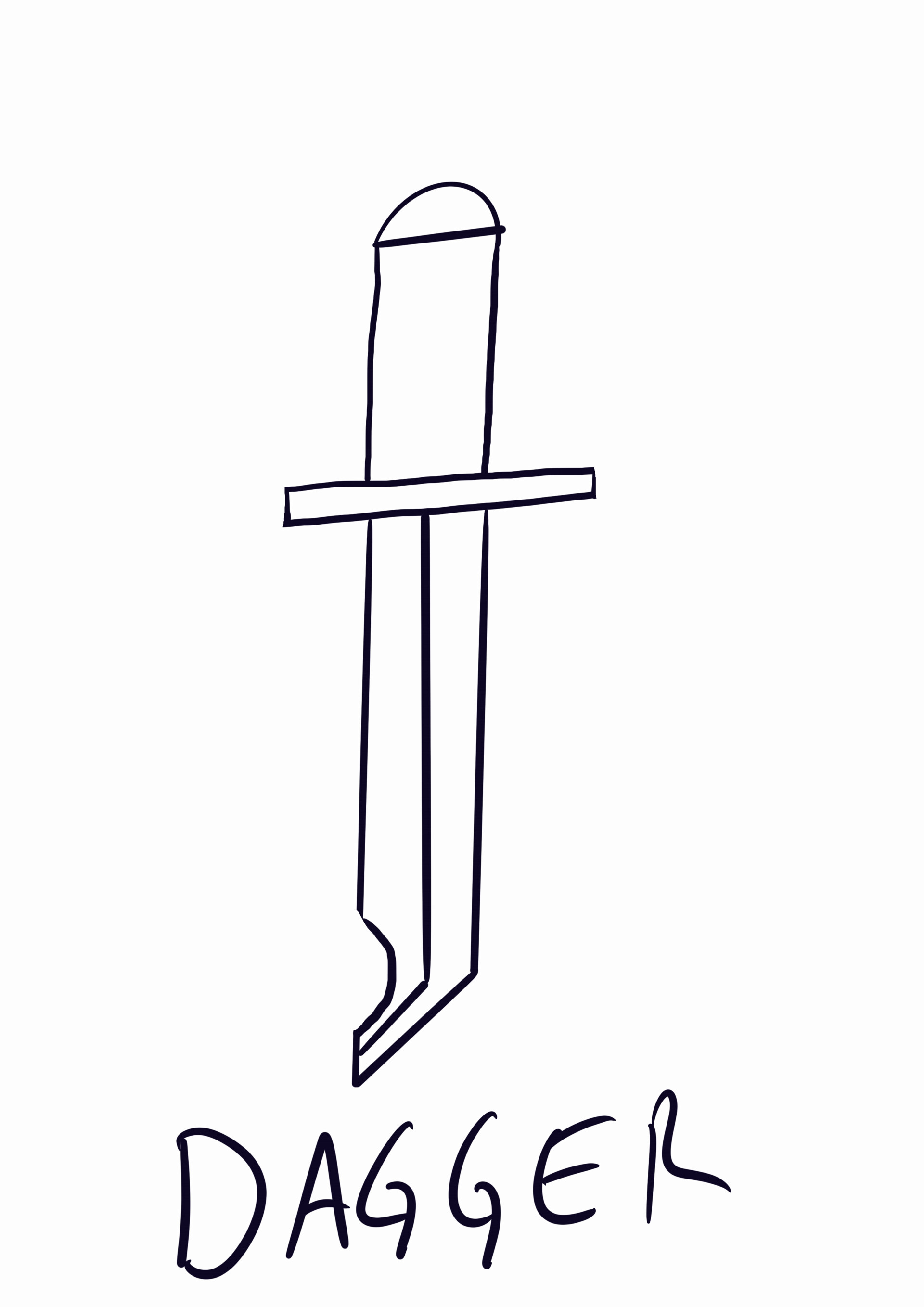 ArtStation - Inktober Dagger