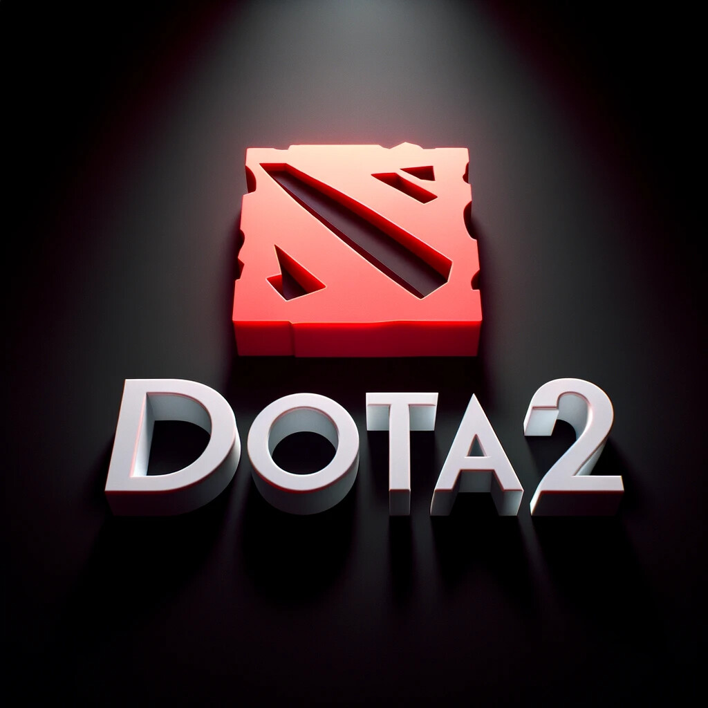 Dota 2 Logo Red