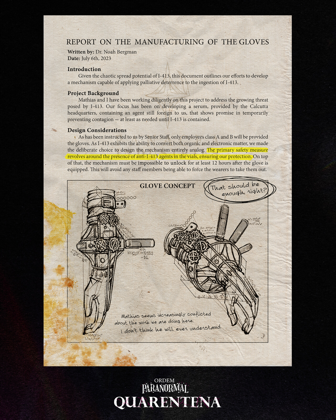 Eddu Design - Ordem Paranormal: Quarentena - RPG