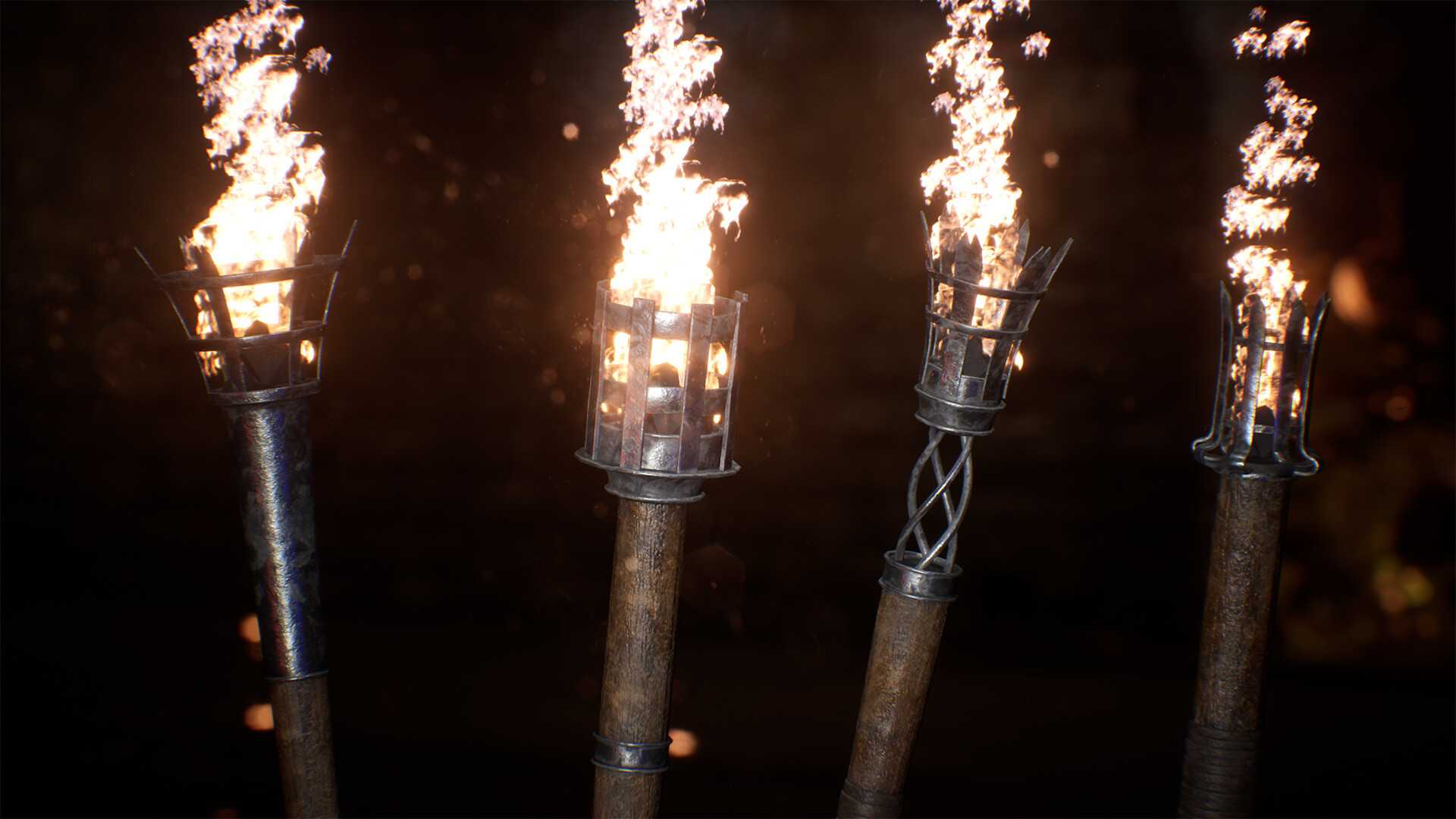 ArtStation - Medieval Torches / 48+ Assets