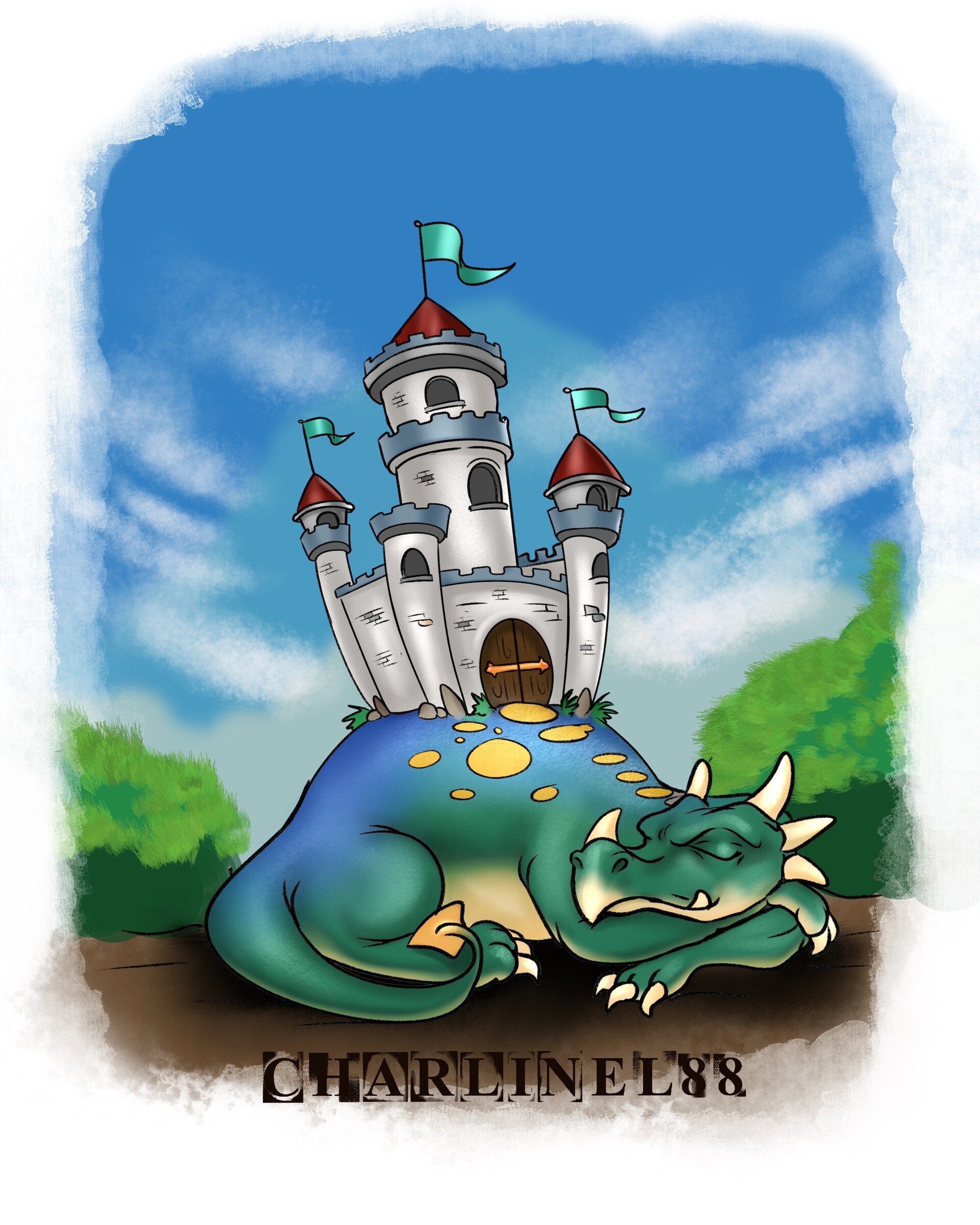 ArtStation - Dragon Castle