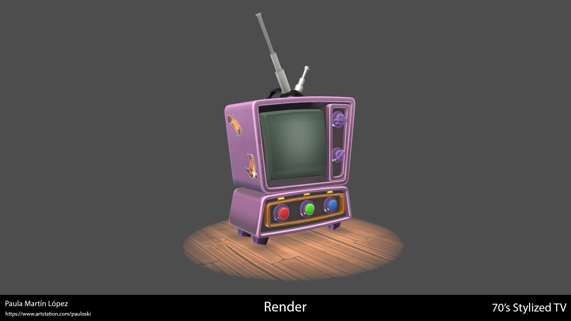 Paula Martín López - 70's Stylized TV