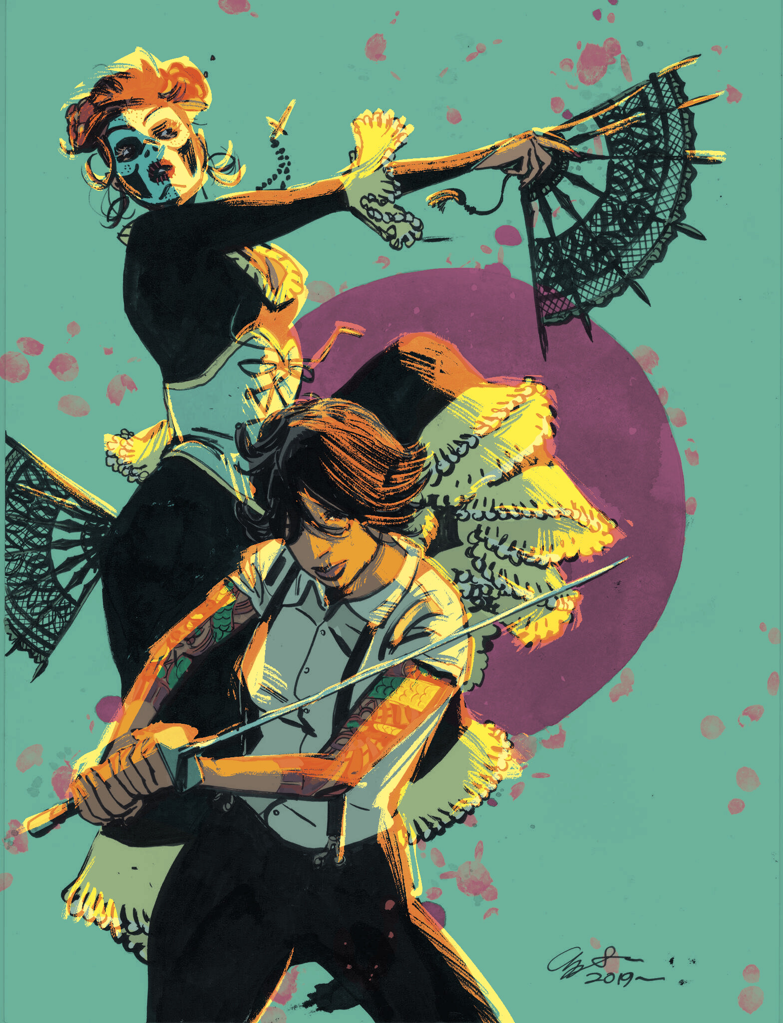 ArtStation - COLORS on Paul Azaceta sketch from Deadly Class (Variant ...