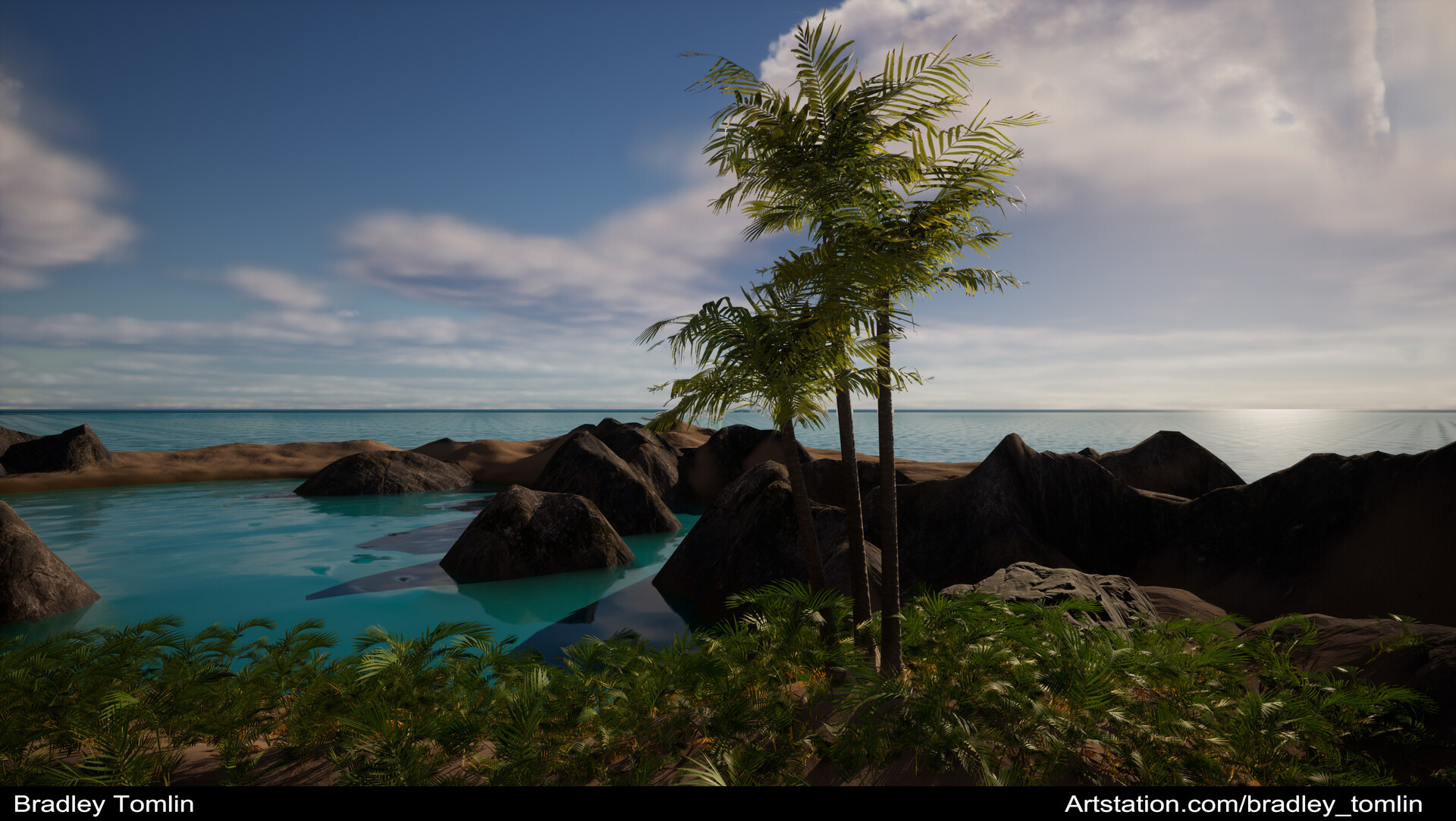 ArtStation - Tropical Island
