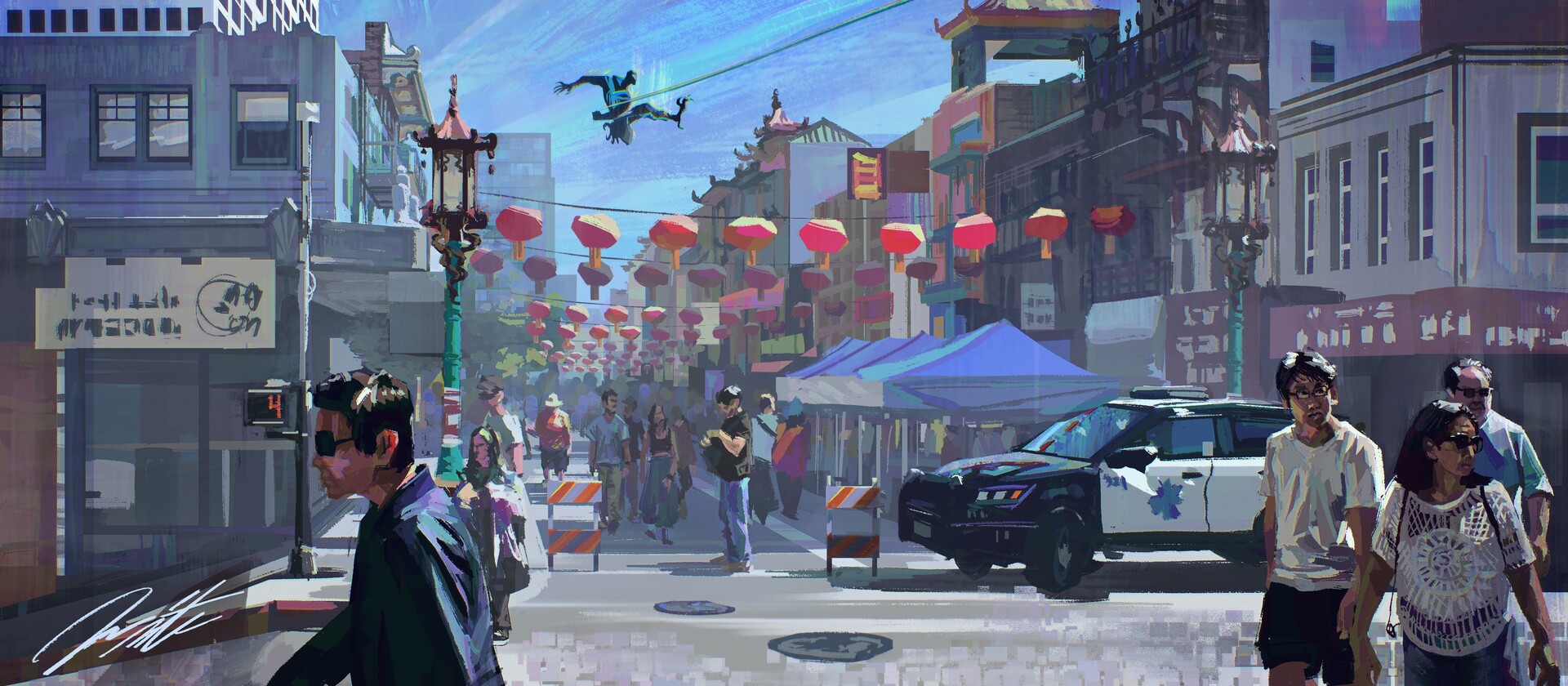 ArtStation - Spiderverse Environment Compositions