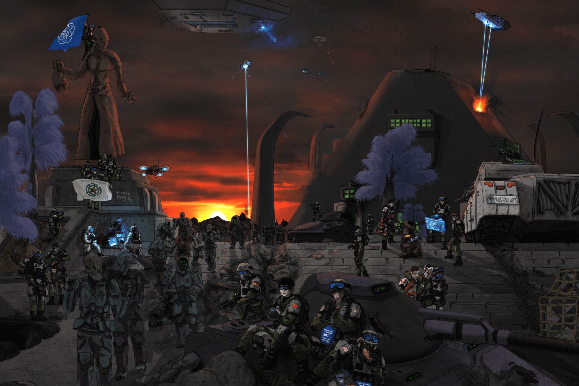 ArtStation - Long Term Consequences - Pivot Alien Invasion