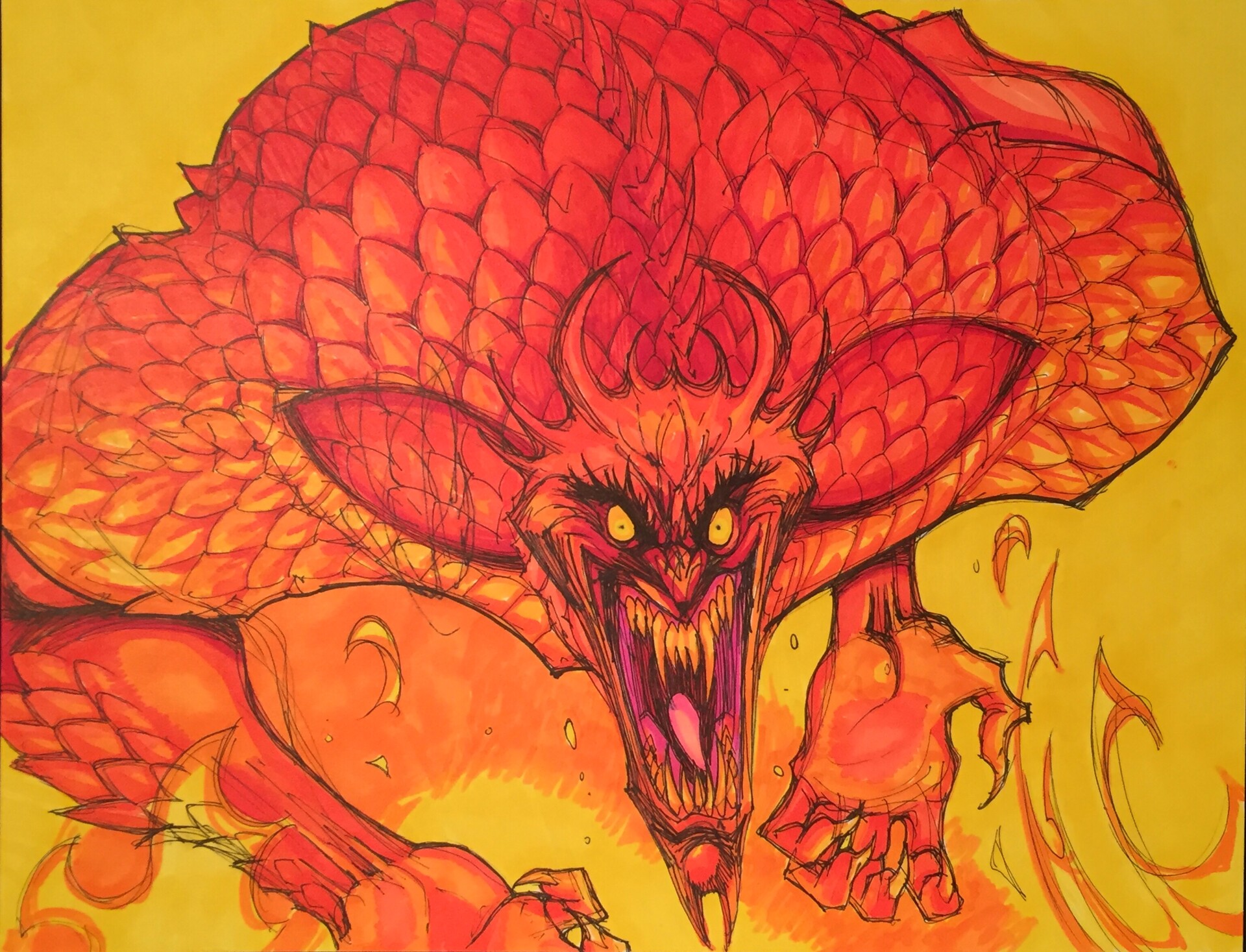 ArtStation - Fire Demon