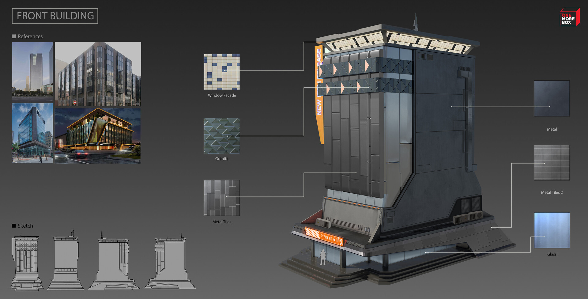 One More Box Studio - Cyberpunk Buildings - 07