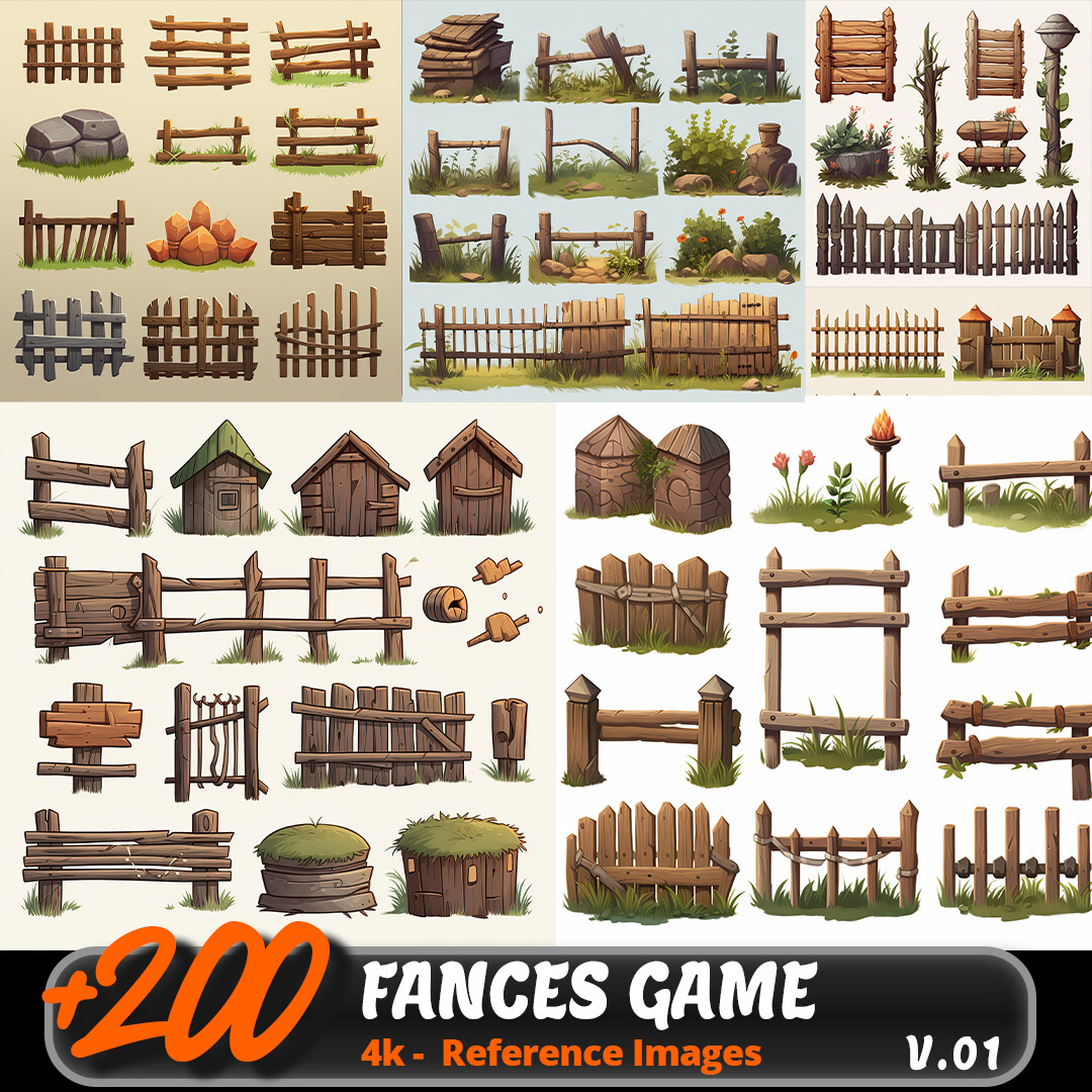 ArtStation - FANCES GAME VOL. 01/ 4K/ Reference Image