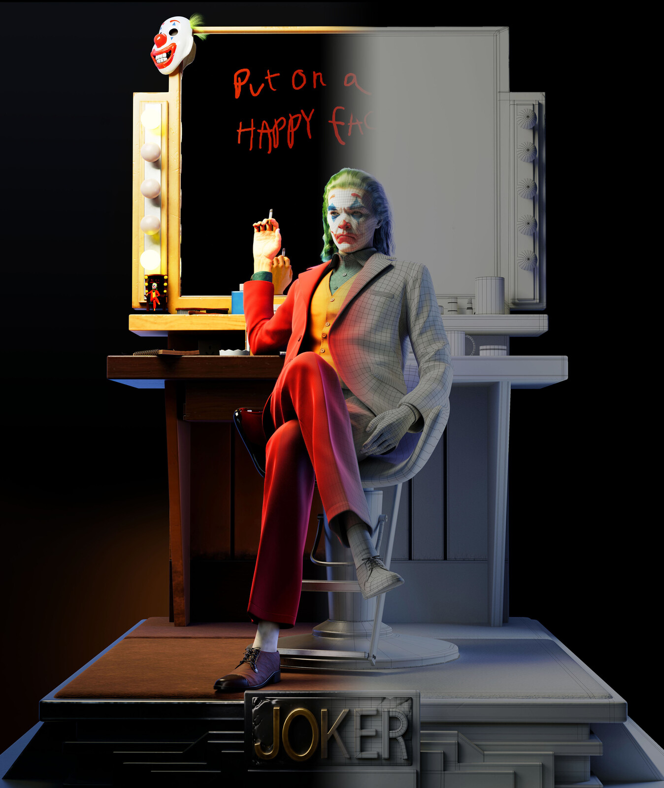 巧课力 CGmomo - 【学员作品】张钟桦--《Joker》
