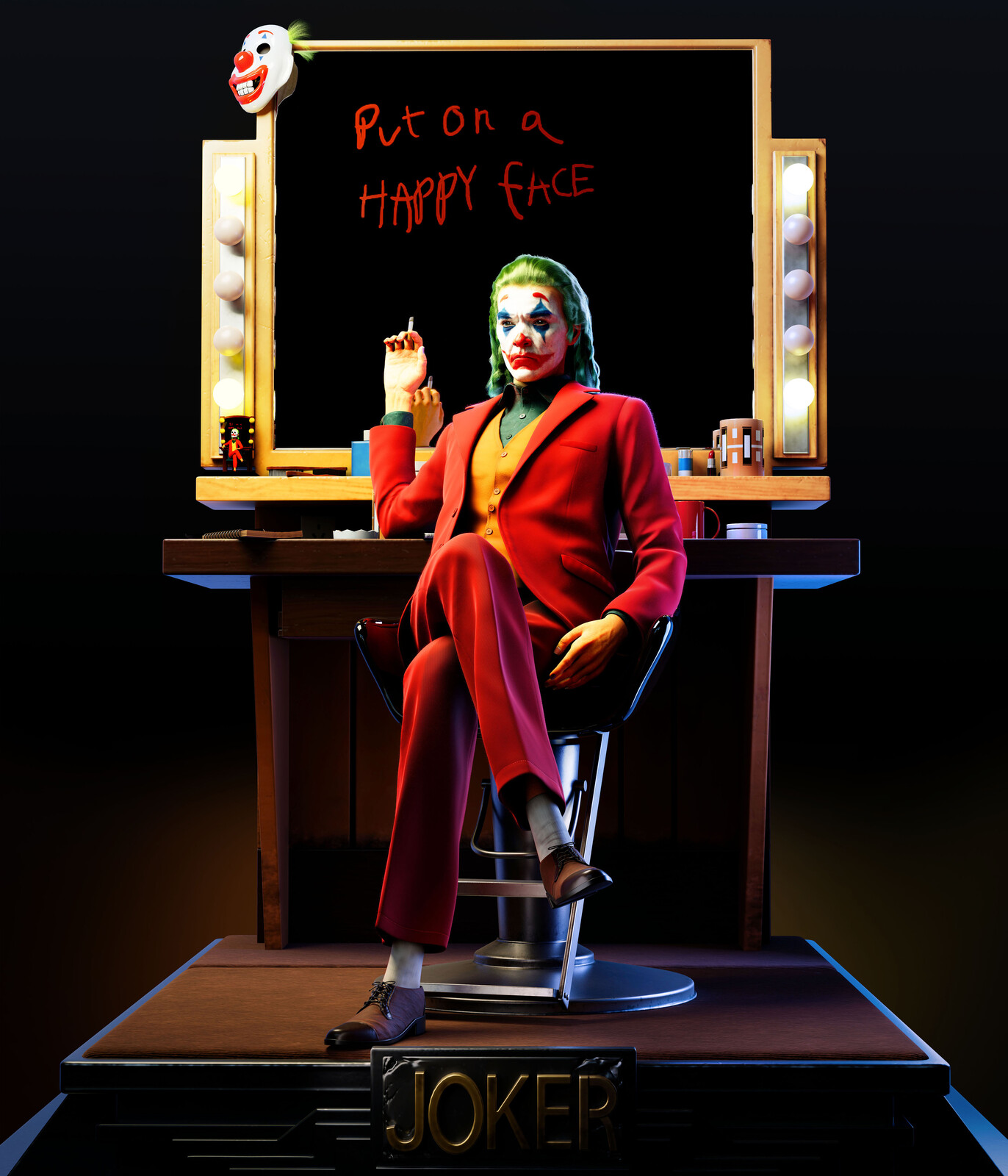 巧课力 CGmomo - 【学员作品】张钟桦--《Joker》