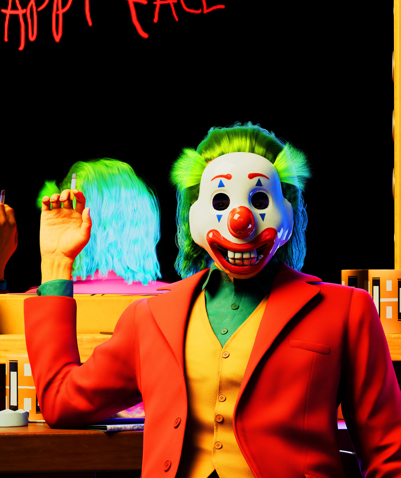 巧课力 CGmomo - 【学员作品】张钟桦--《Joker》