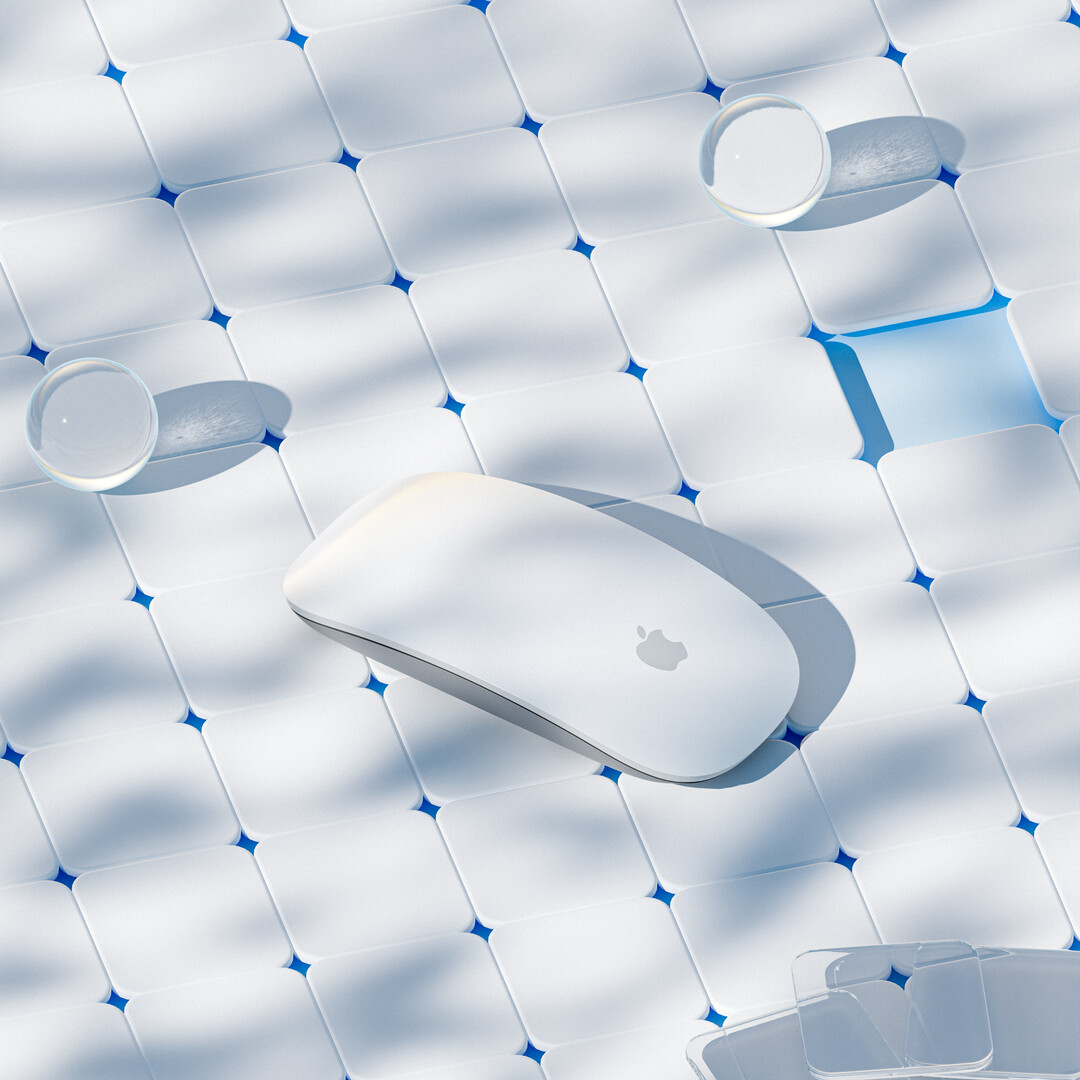 ArtStation - Apple Magic Mouse rendering