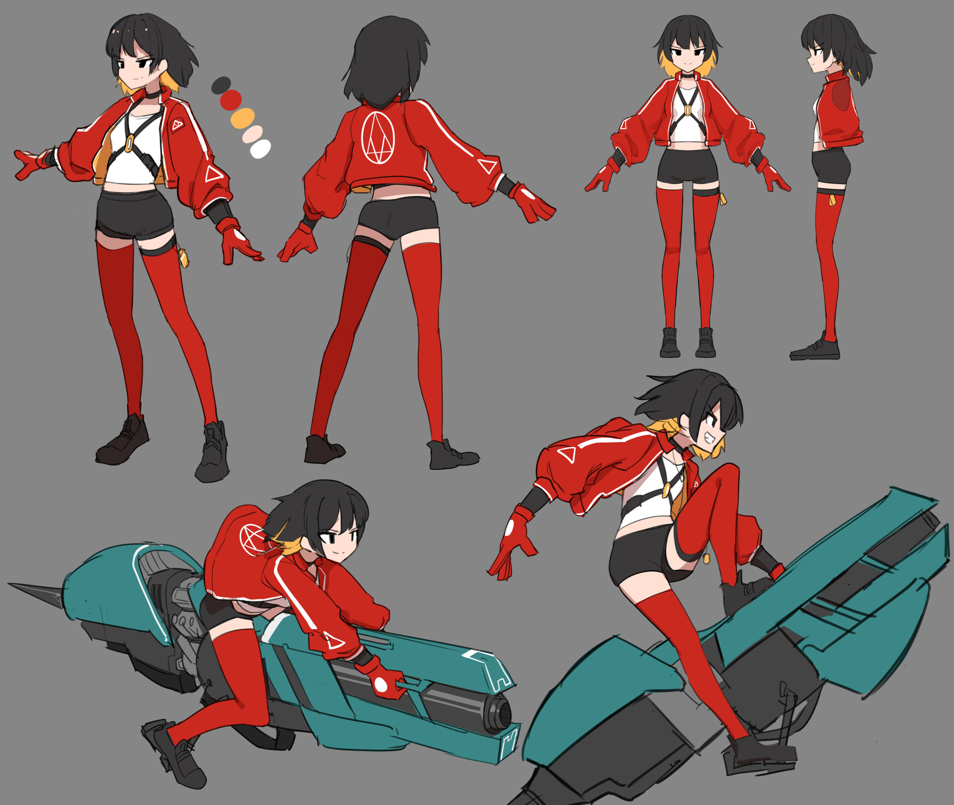 ArtStation - Minerva (Character Sheet)