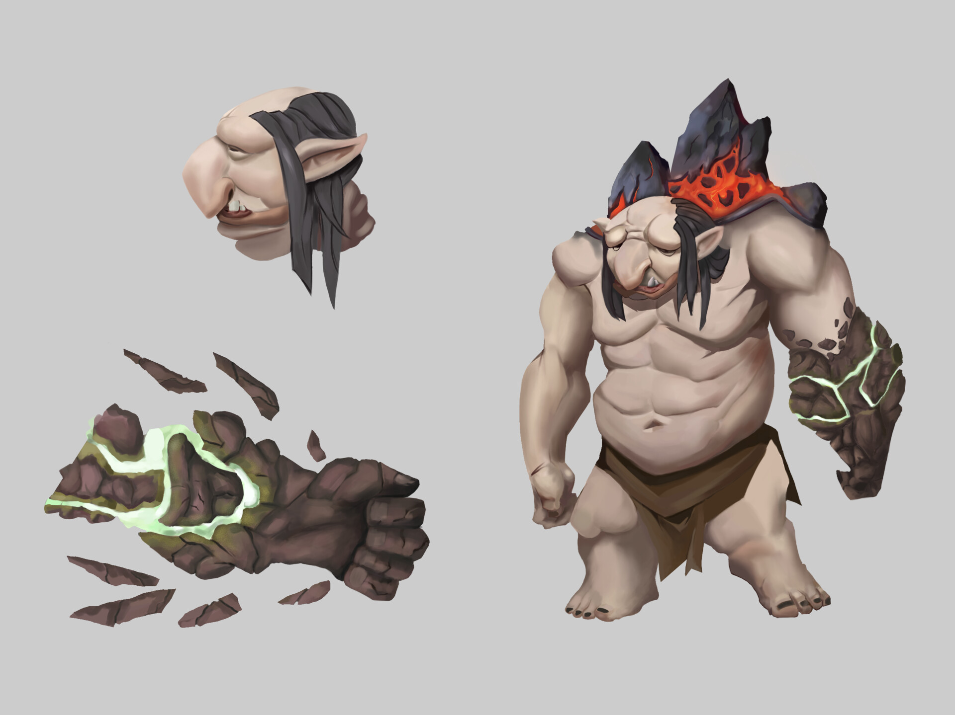 ArtStation - Magma Troll