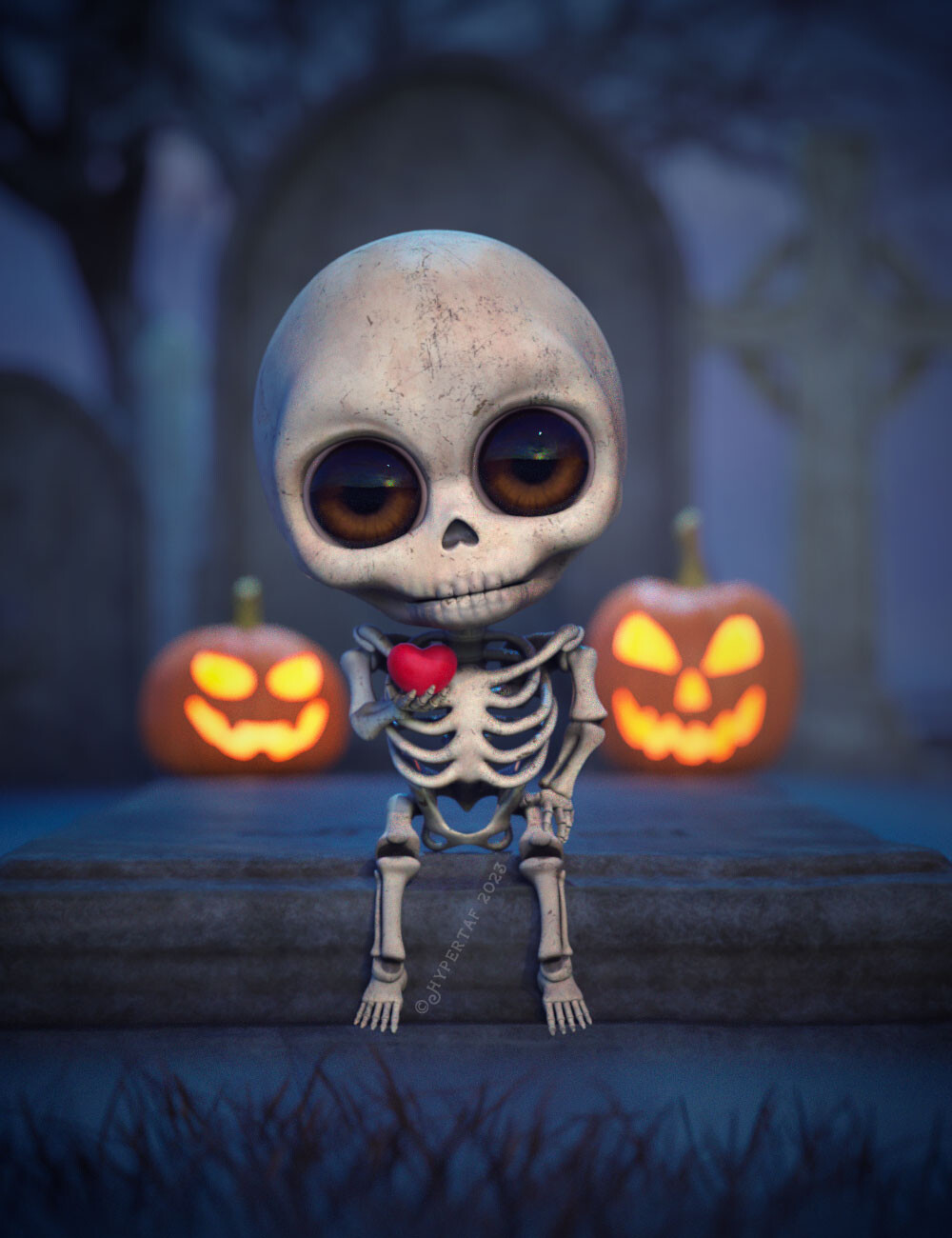 ArtStation - Chonk the Skeleton