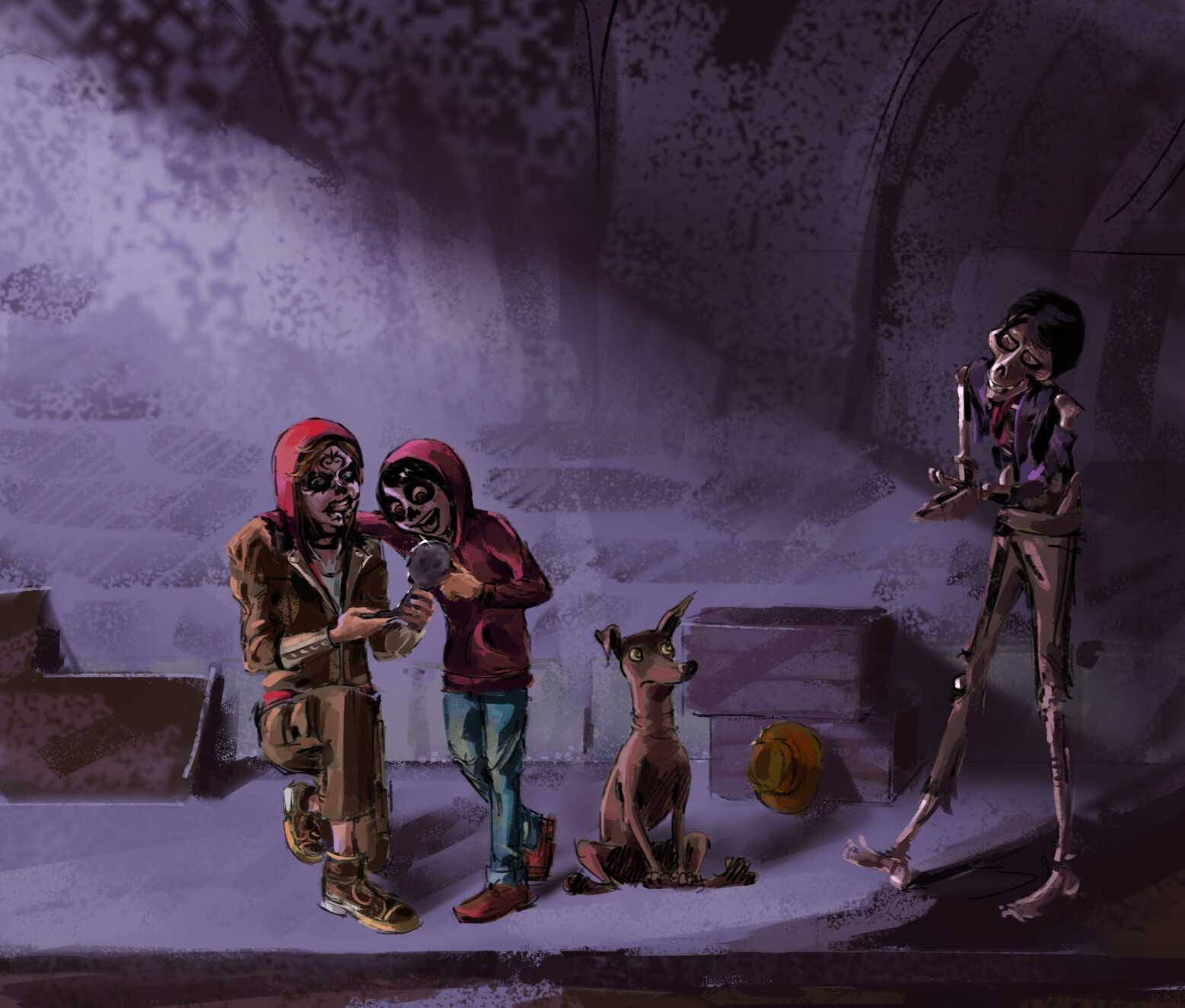 ArtStation - kingdom hearts and coco _ fan art