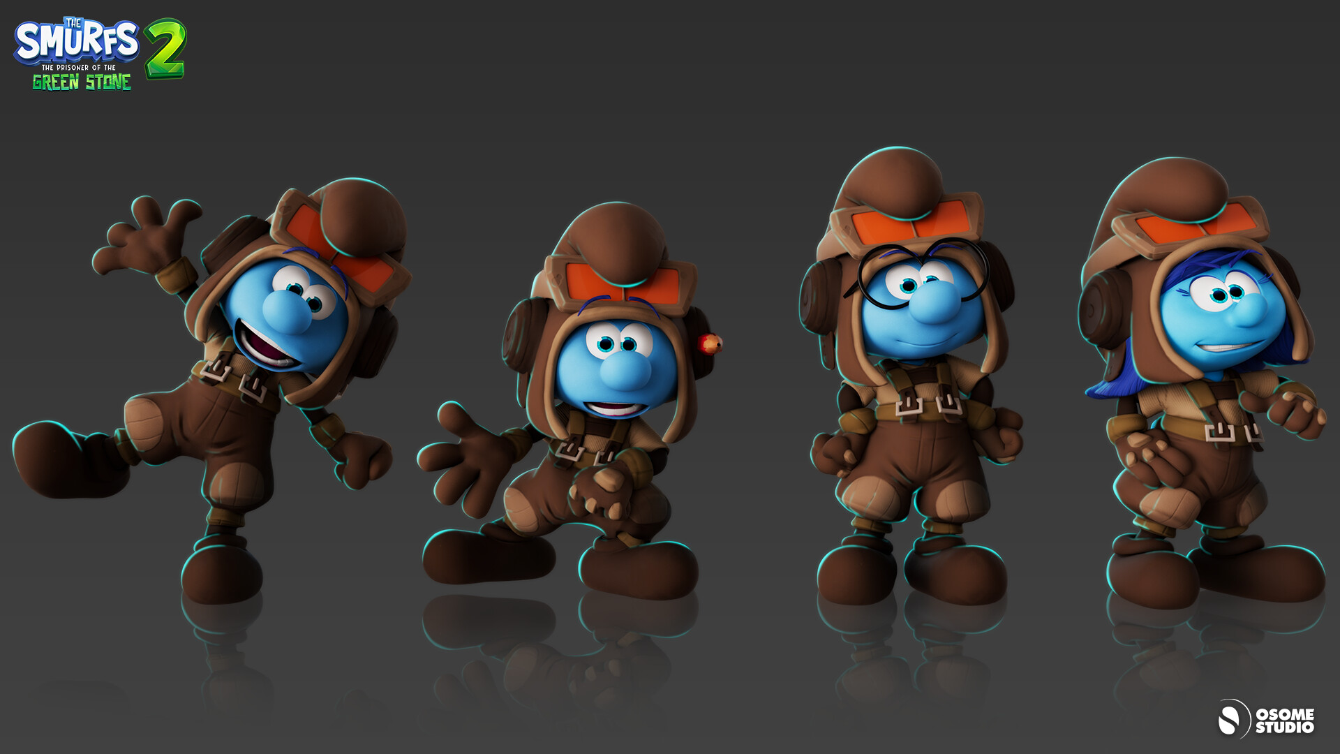 Smurfs 2 Characters Wallpaper