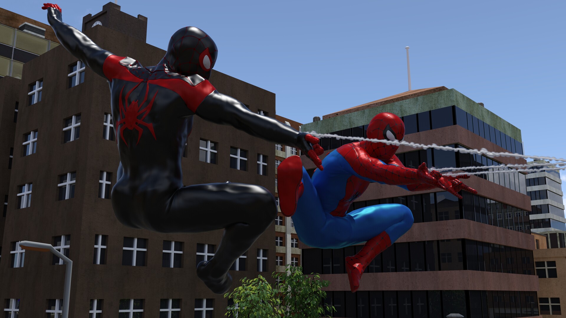 ArtStation - Spider-Man and Spider-Man (Miles Morales)