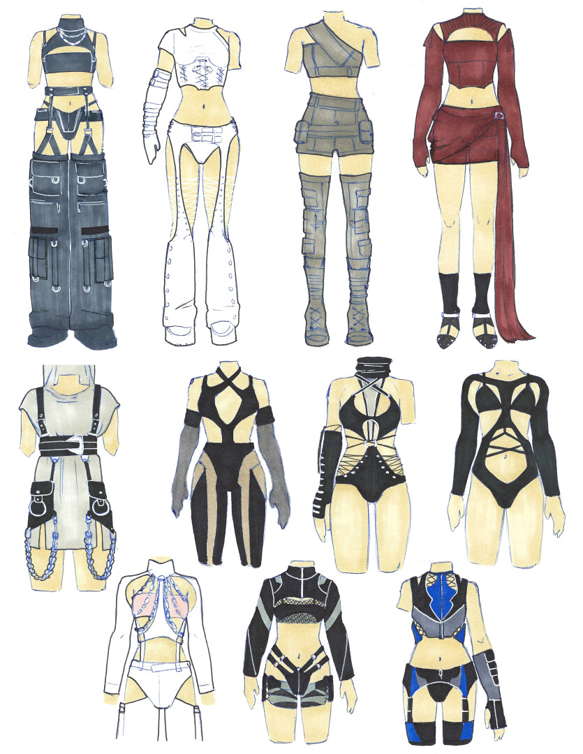 ArtStation - October Fashion Sheet 5