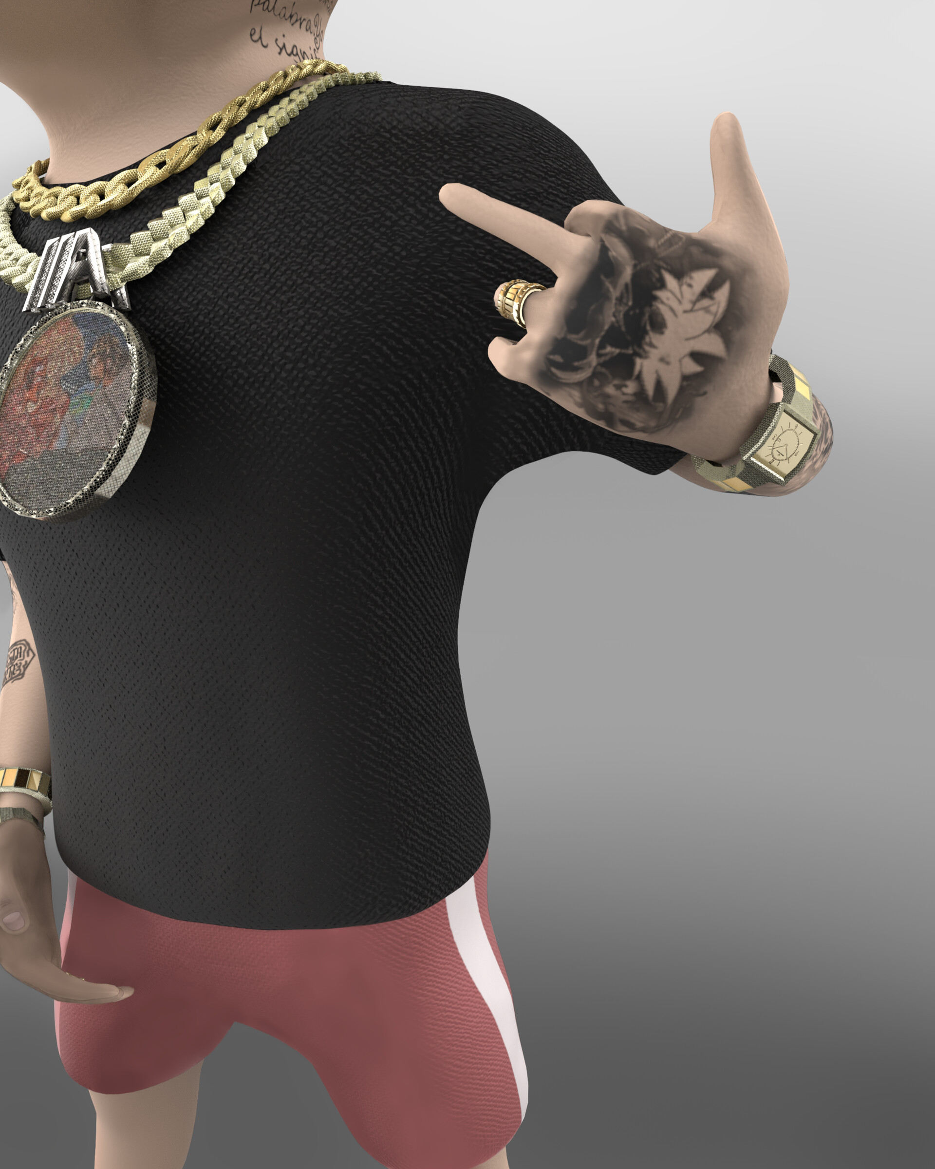 ArtStation - Anuel AA 3D