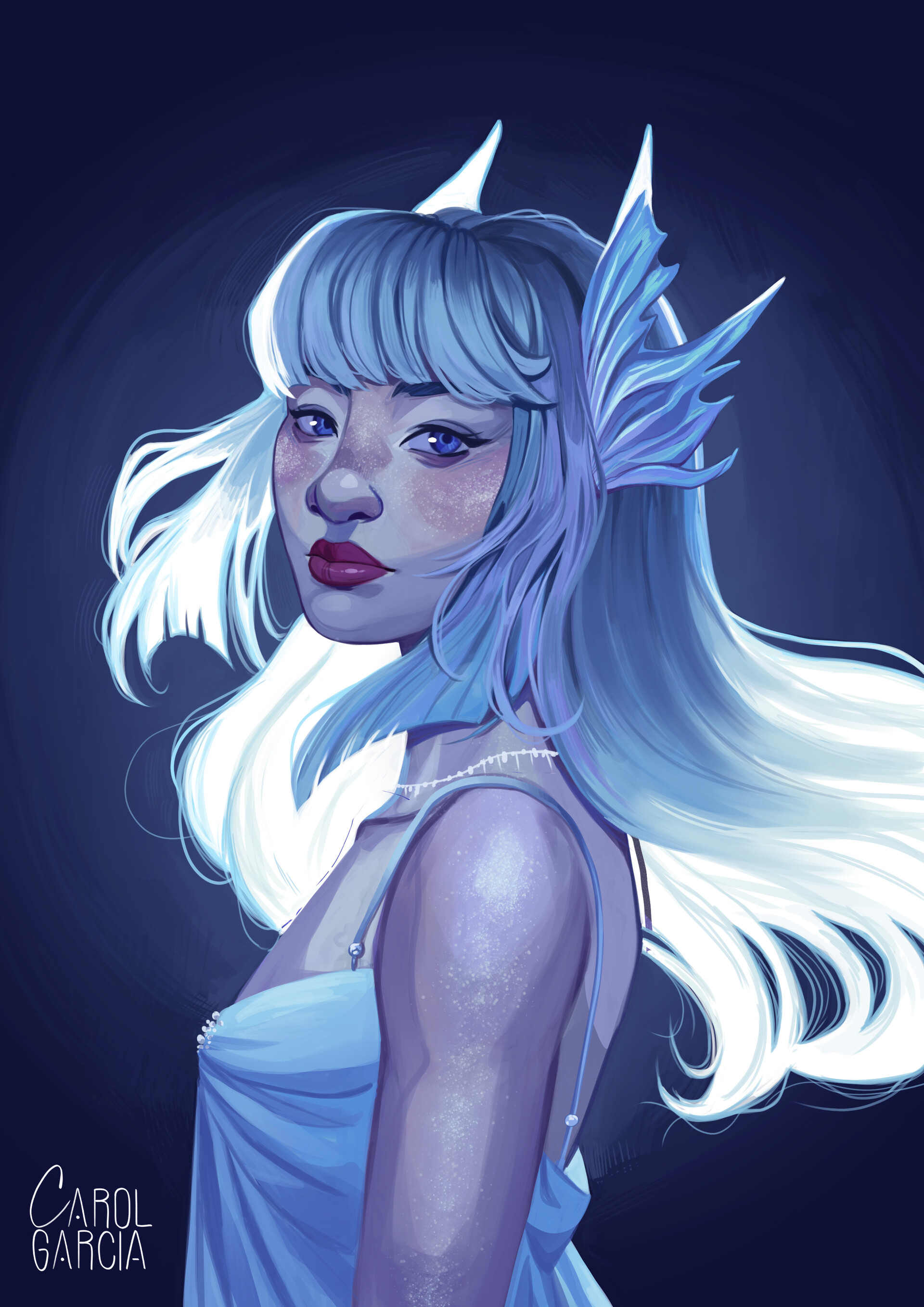 ArtStation - The Blue Mermaid