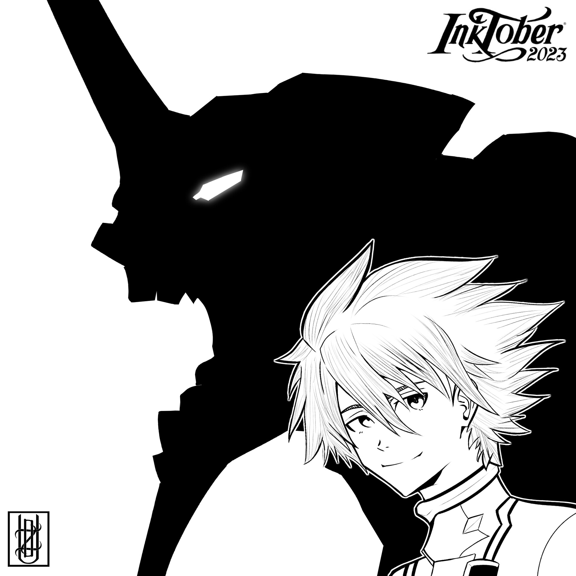 ArtStation - Inktober 2023, day 16 - ANGEL