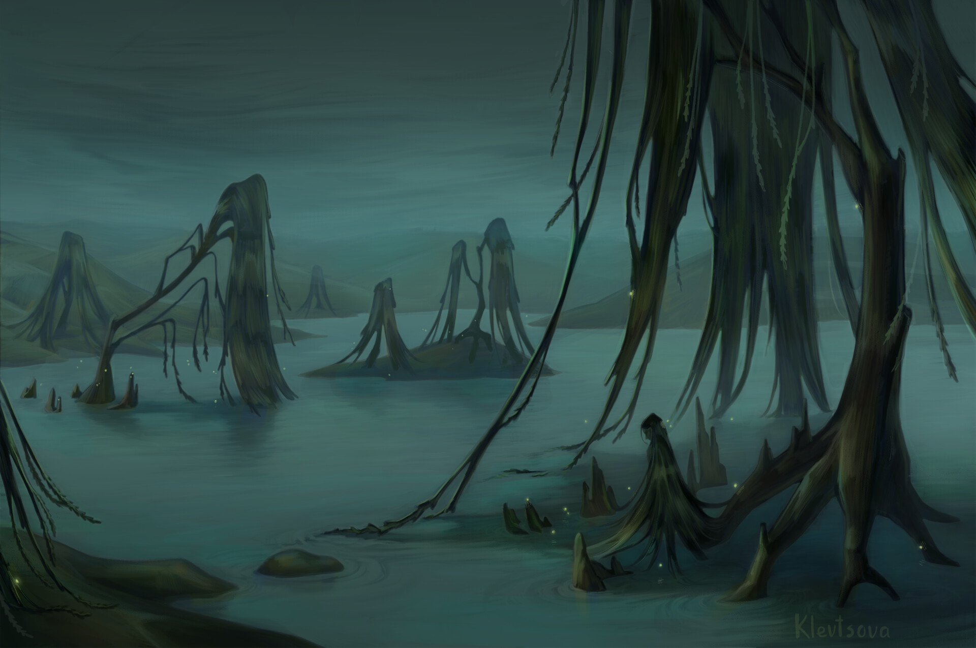 ArtStation - Lady of the swamp