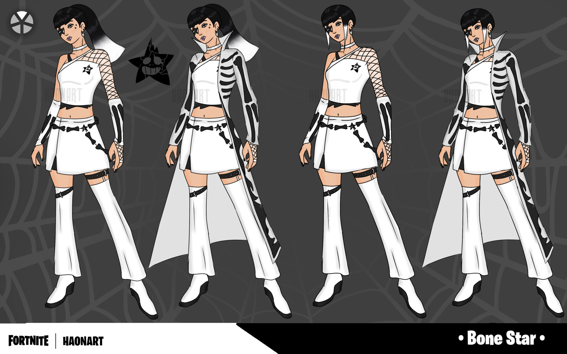 HaonArt - Fortnite Skin Concept | Bone Star