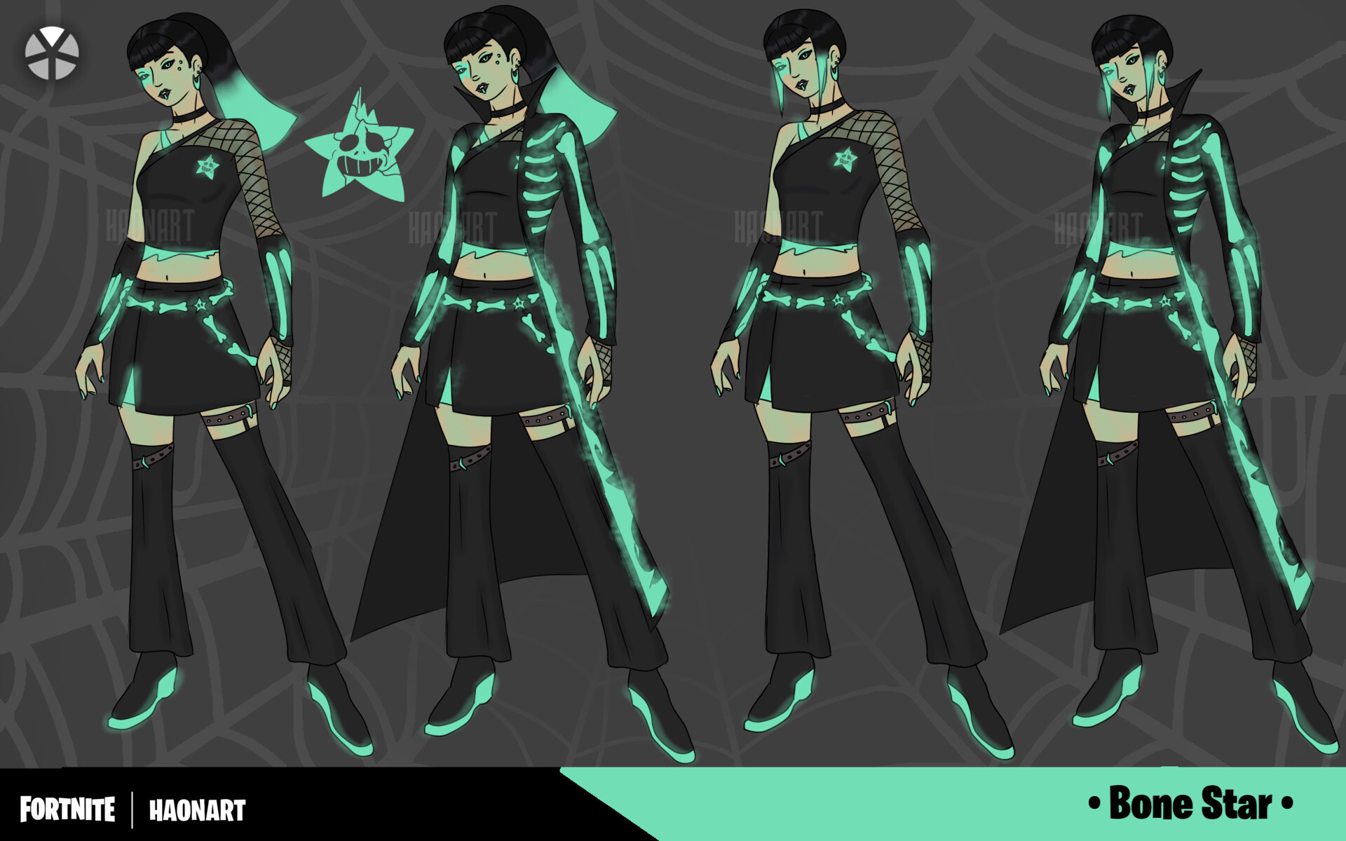 HaonArt - Fortnite Skin Concept | Bone Star