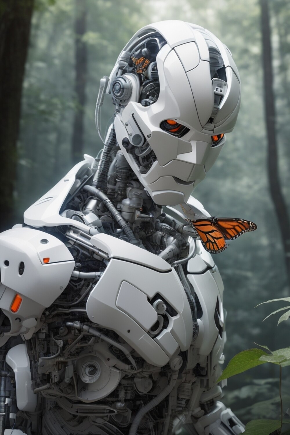 ArtStation - a cyborg observing