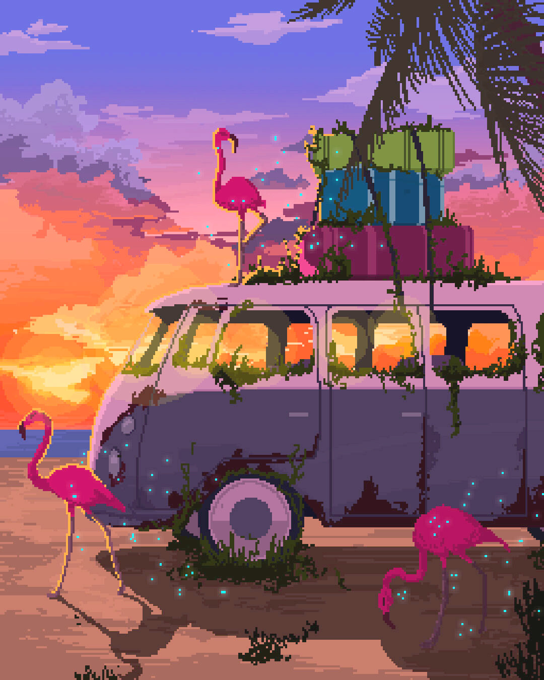 ArtStation - Summer time | Pixel Art