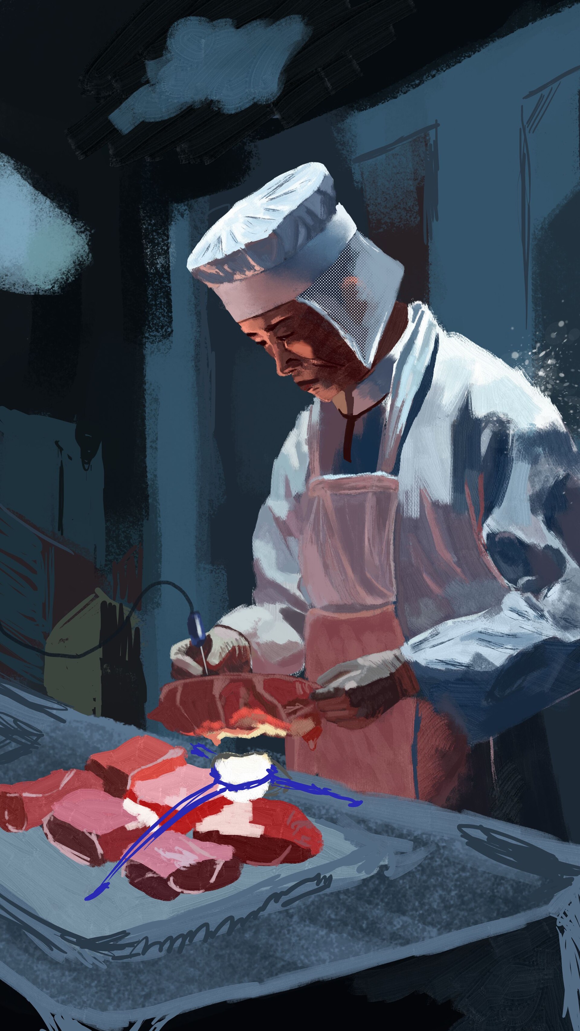 ArtStation - Butcher in 2077