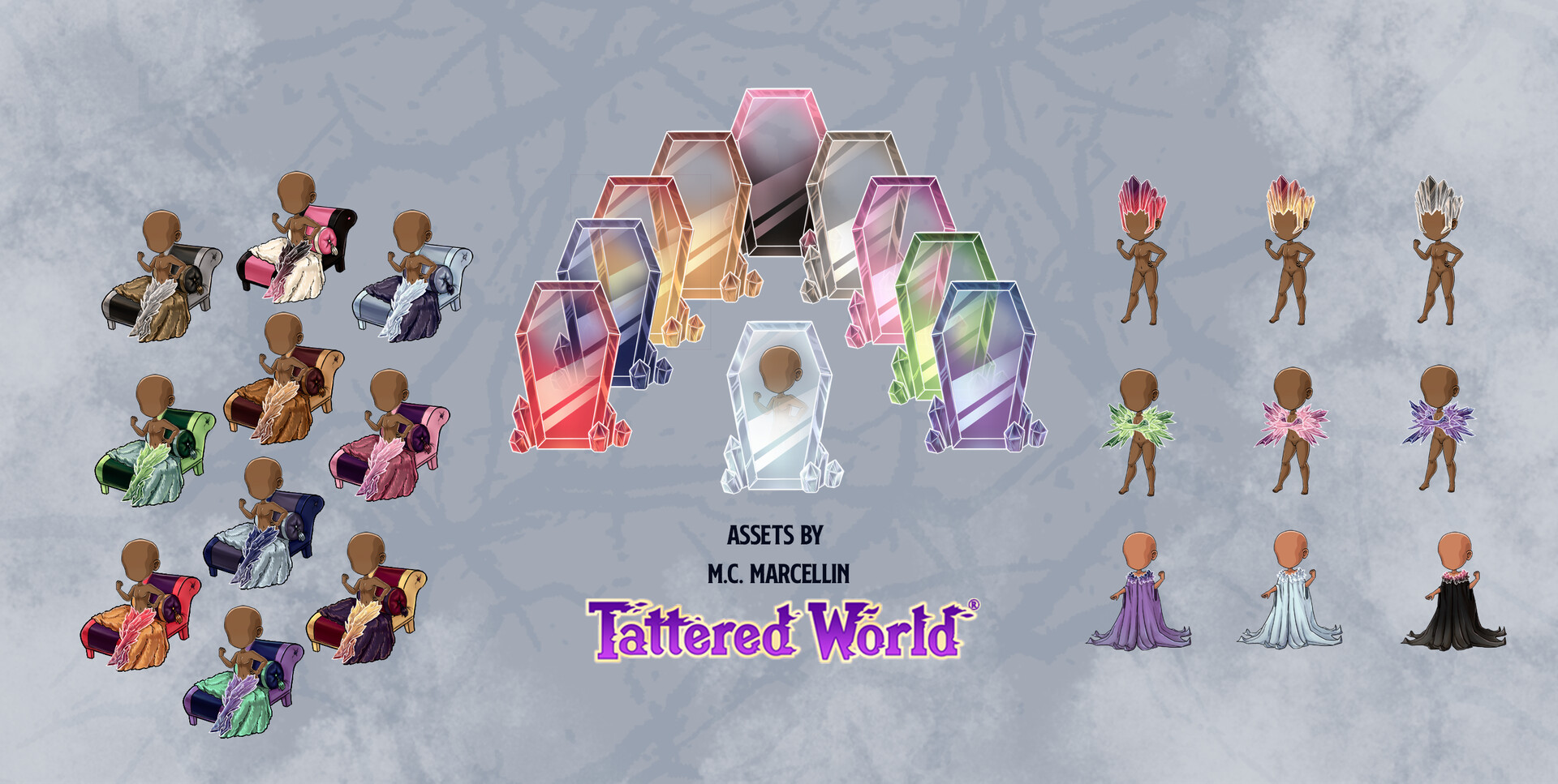 ArtStation - Tattered World Snow Globe Clothes