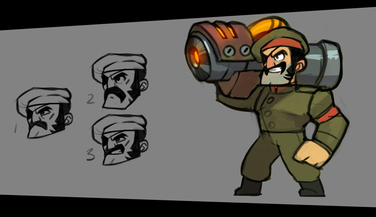 Aleksandr Pushai - BlastBrigade.Concept Art. Characters. 2020