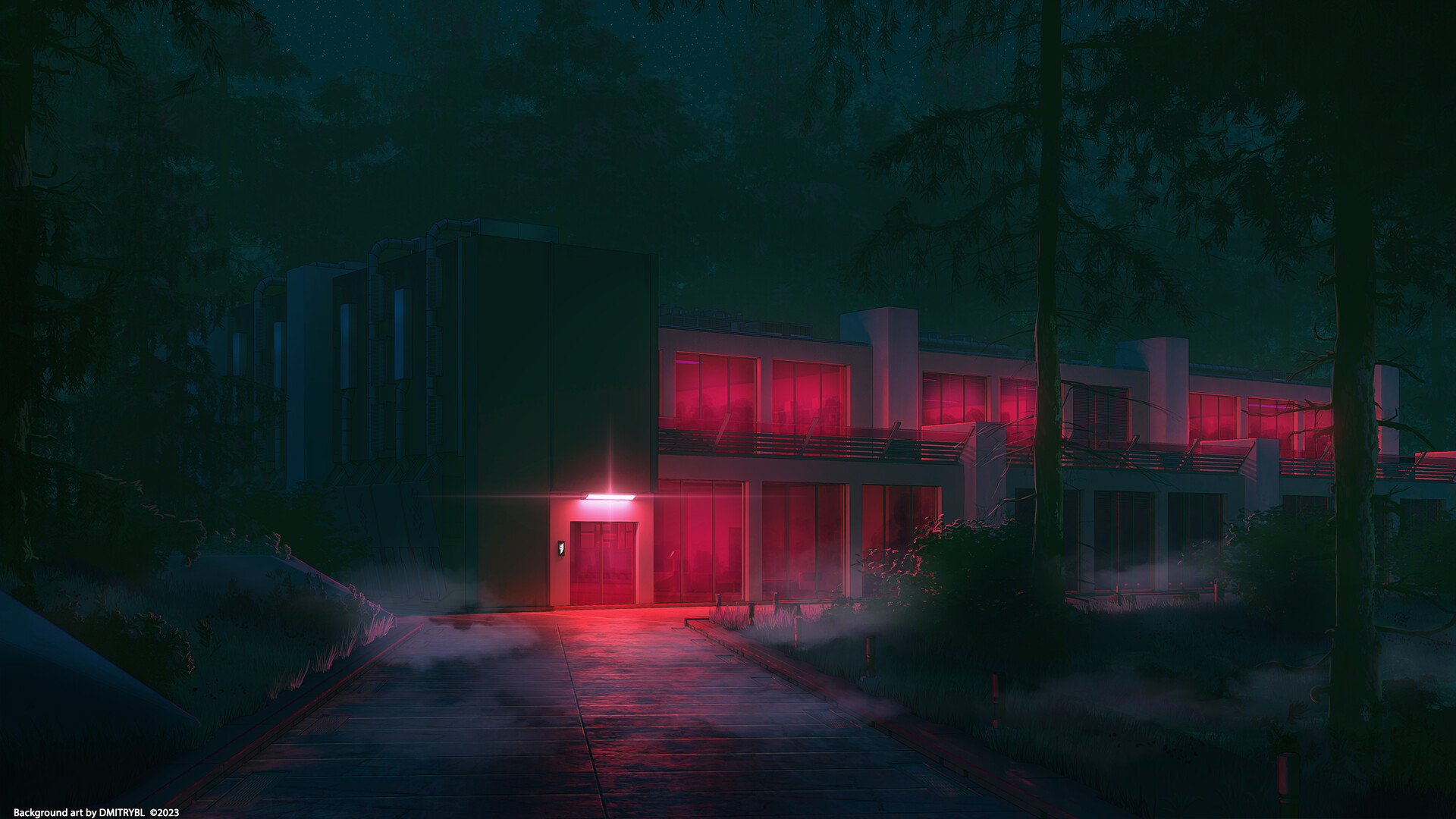 ArtStation - Medical center building nightmare