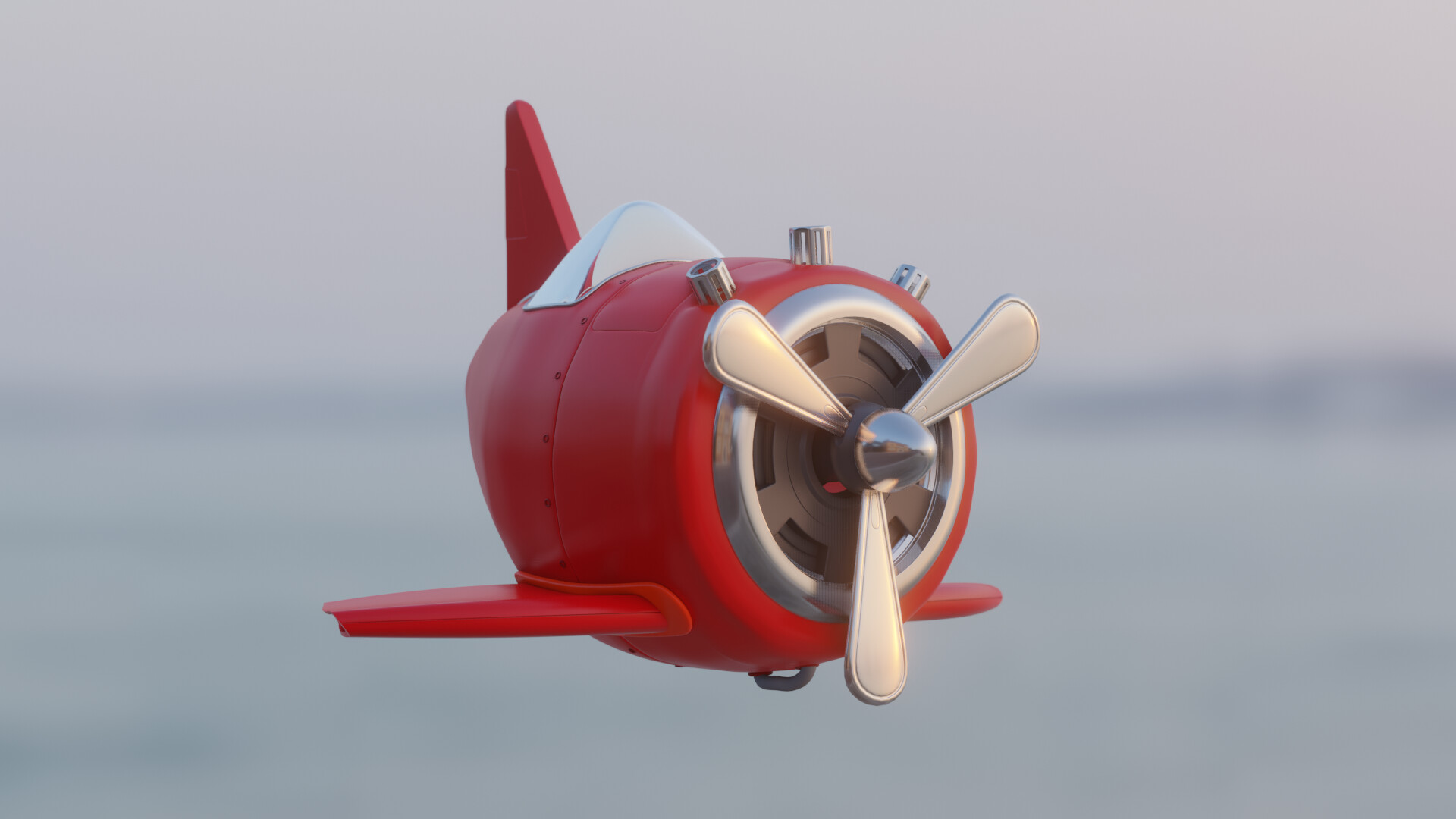 ArtStation - Stylized Aircraft