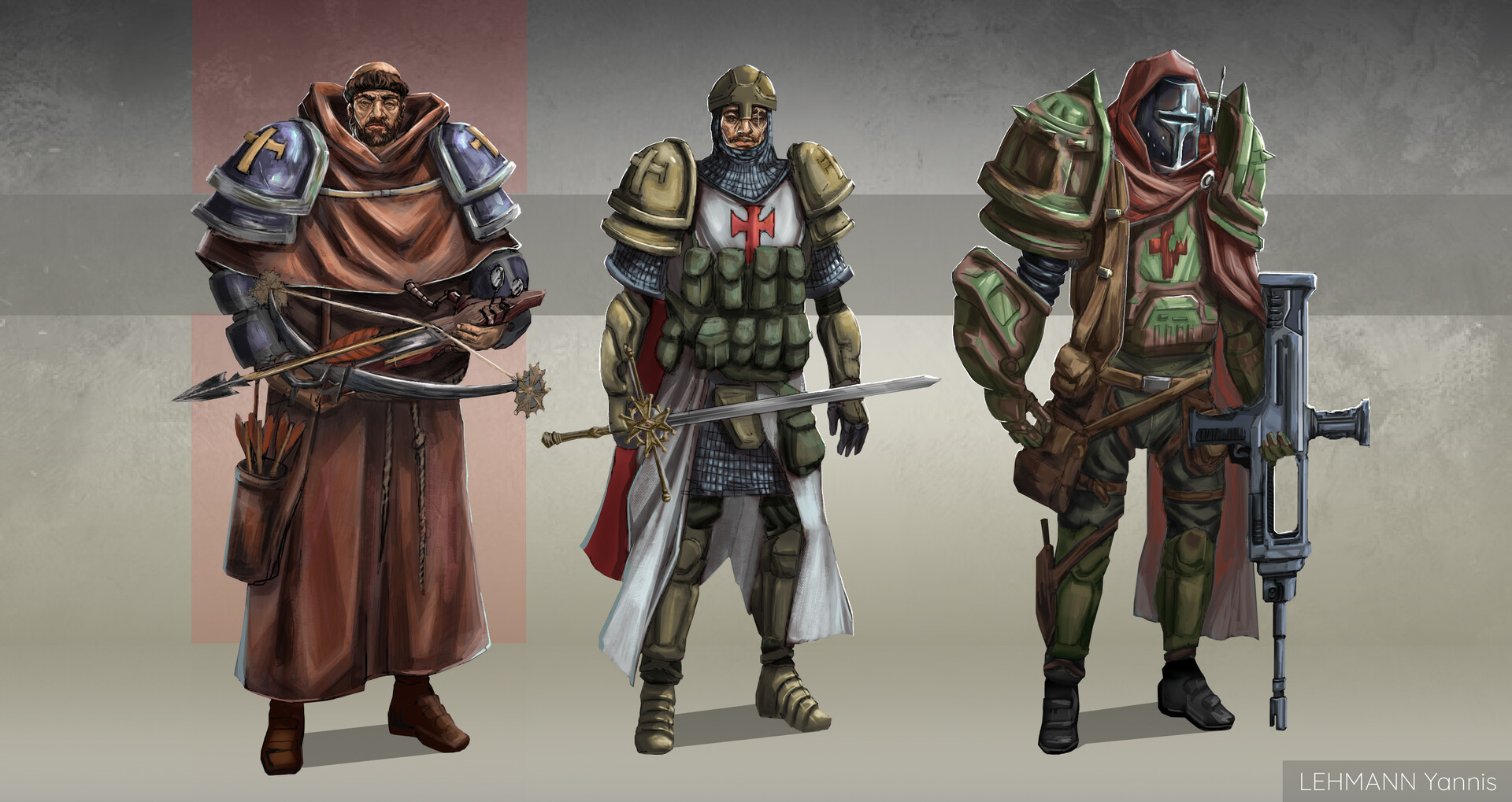 ArtStation - Charater Design - Rebel in a dystopian world