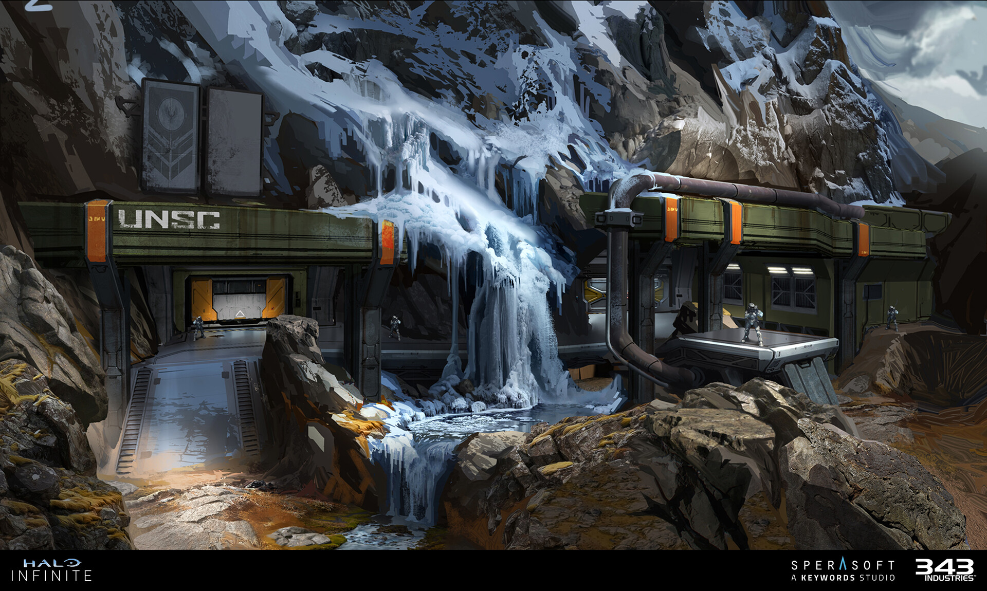 Sperasoft, a Keywords Studio - Halo Infinite: Cliffhanger. Concept Art