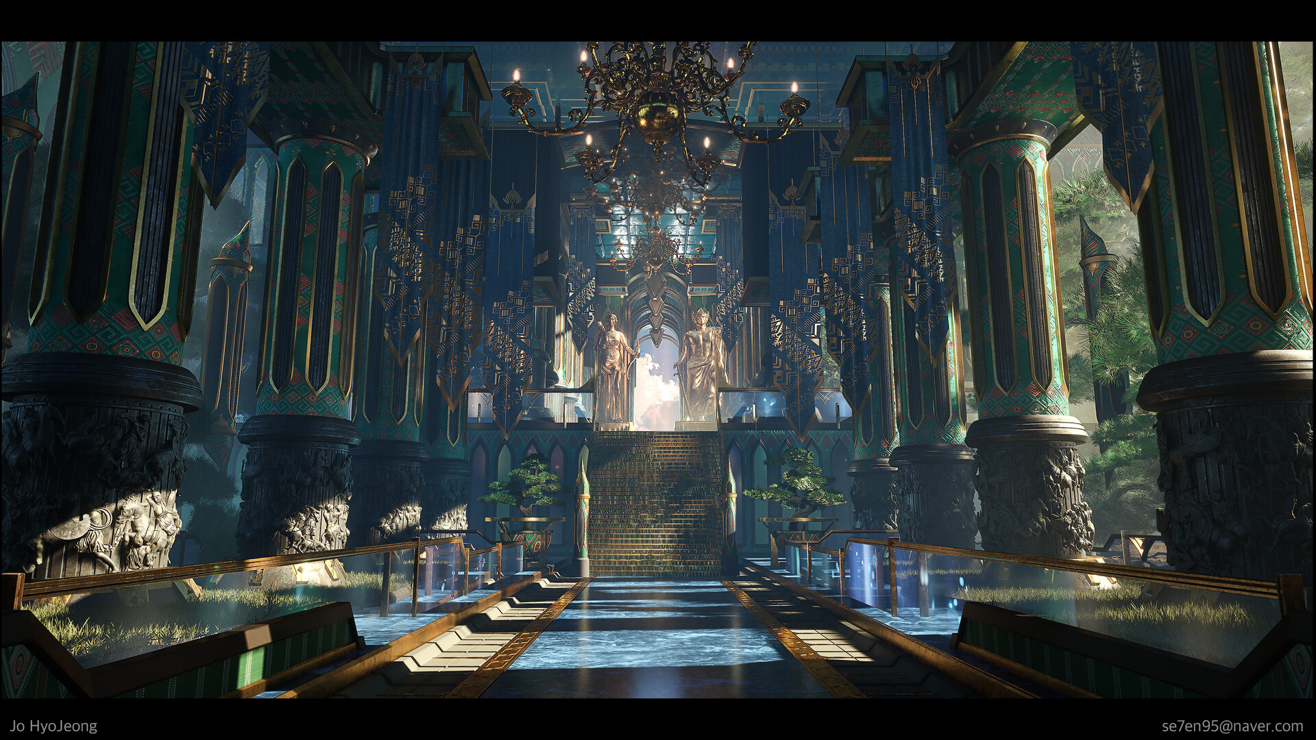 ArtStation - Temple on a sunny day / Environment / Unreal Engine