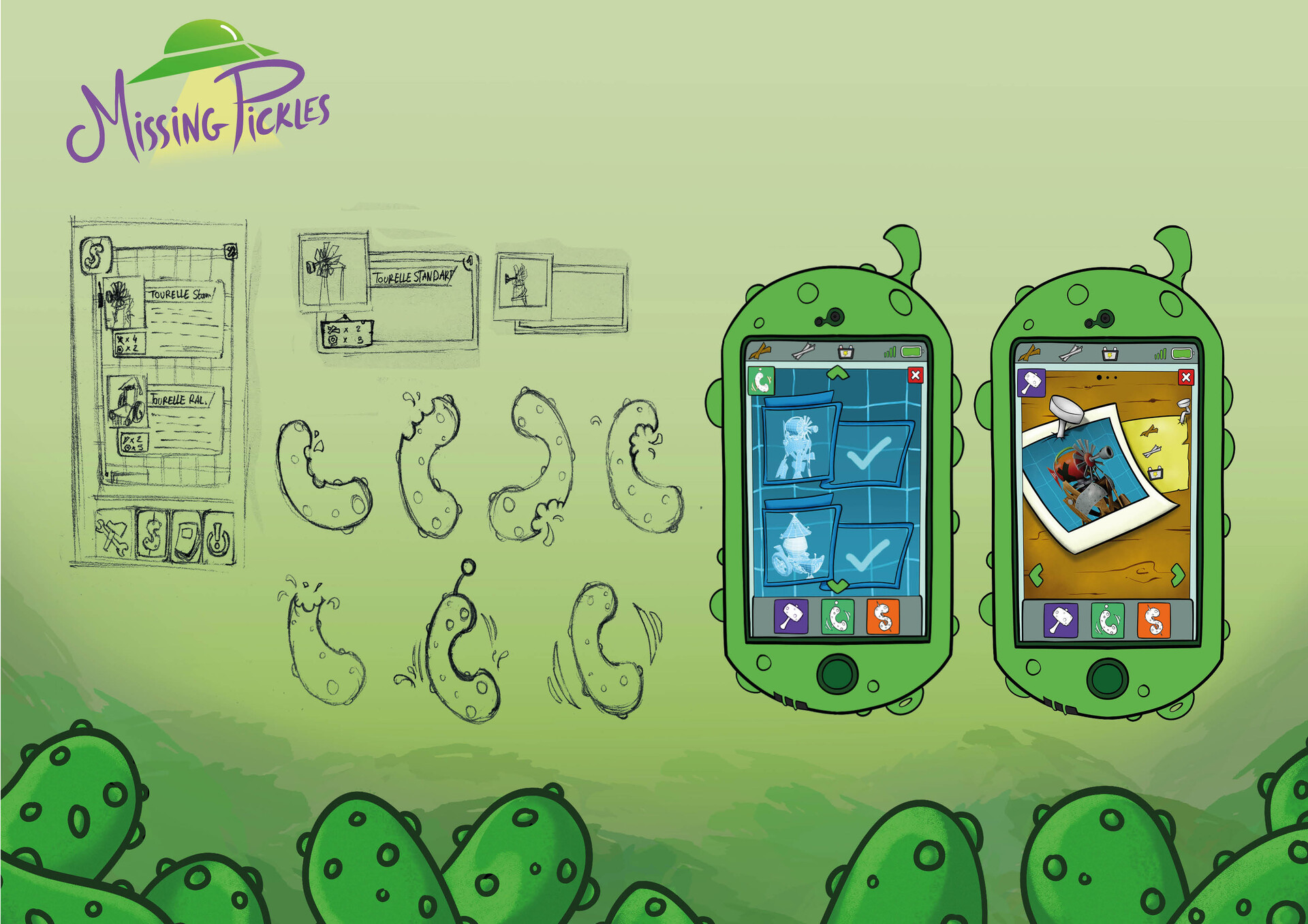 ArtStation - Missing Pickles : Phone order Menu