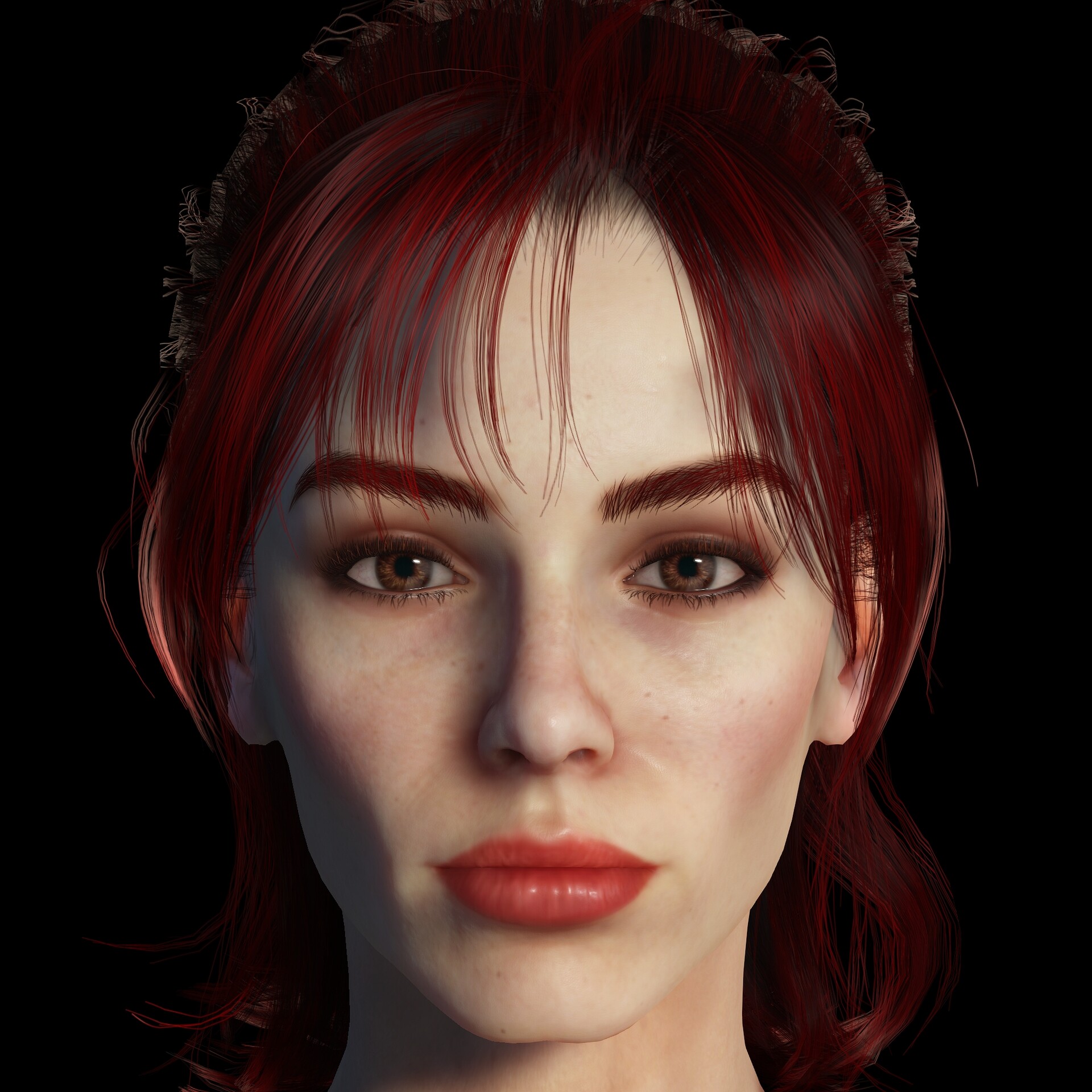 Artstation 3d Model Of A Beautiful Girl In Lv Fashion Ready To Use