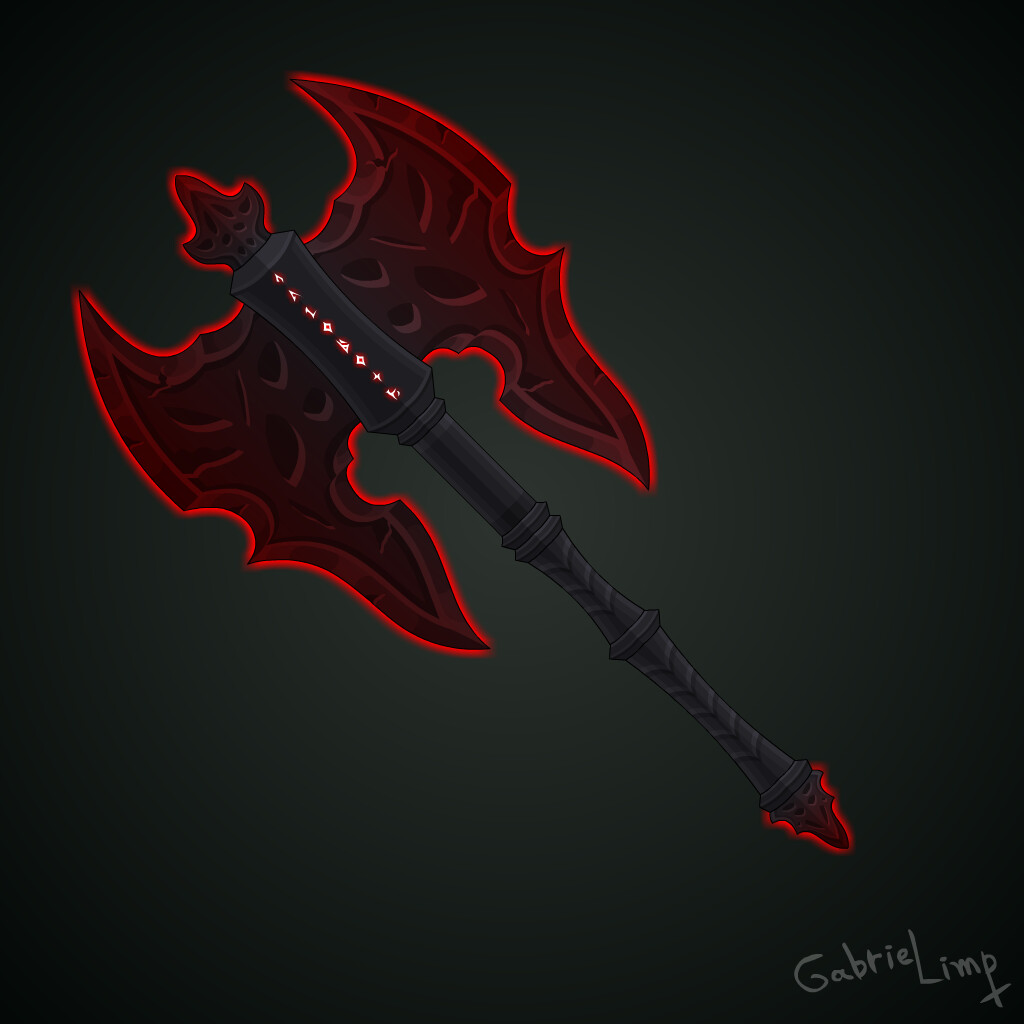 ArtStation - Valoroth's Infernal Axe