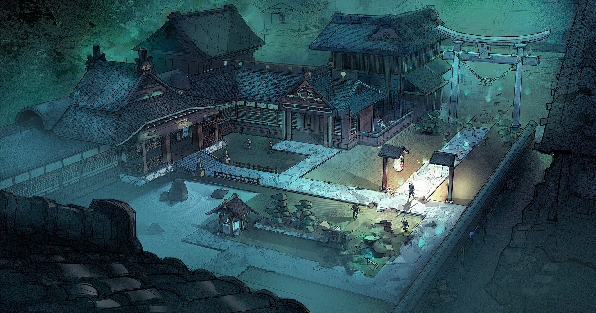 ArtStation - Japanese Temple Complex