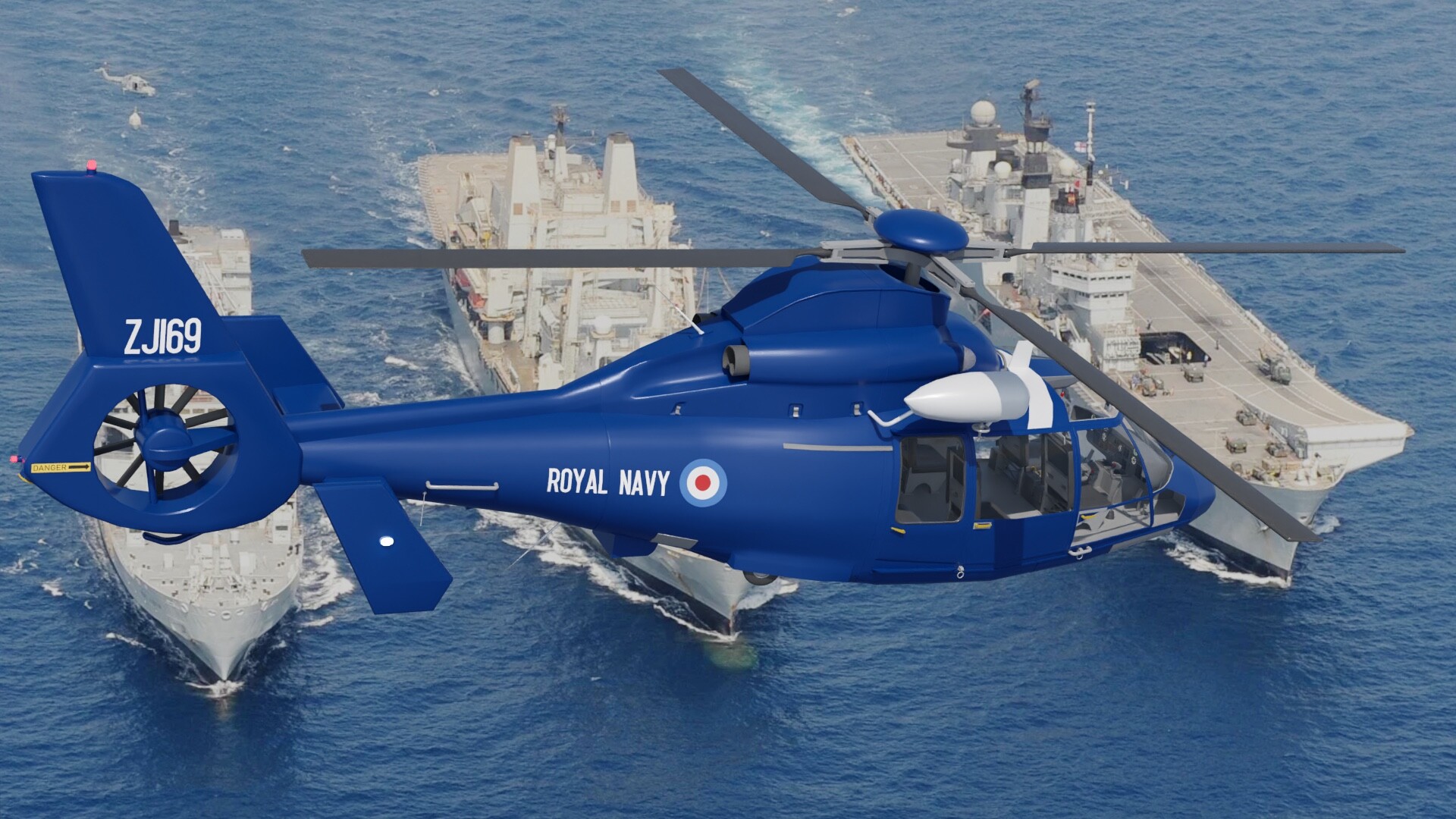 Enclaved - Aerospatiale AS.365N Dauphin II (Royal Navy)