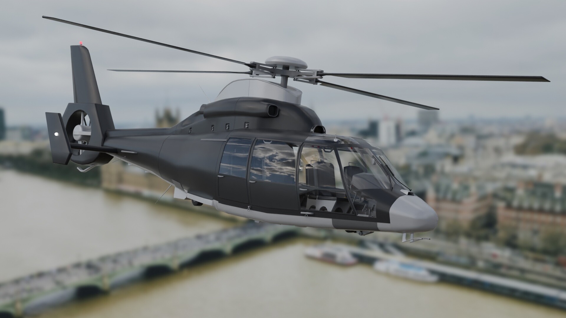 Enclaved - Aerospatiale AS.365 Dauphin II (Civilan)