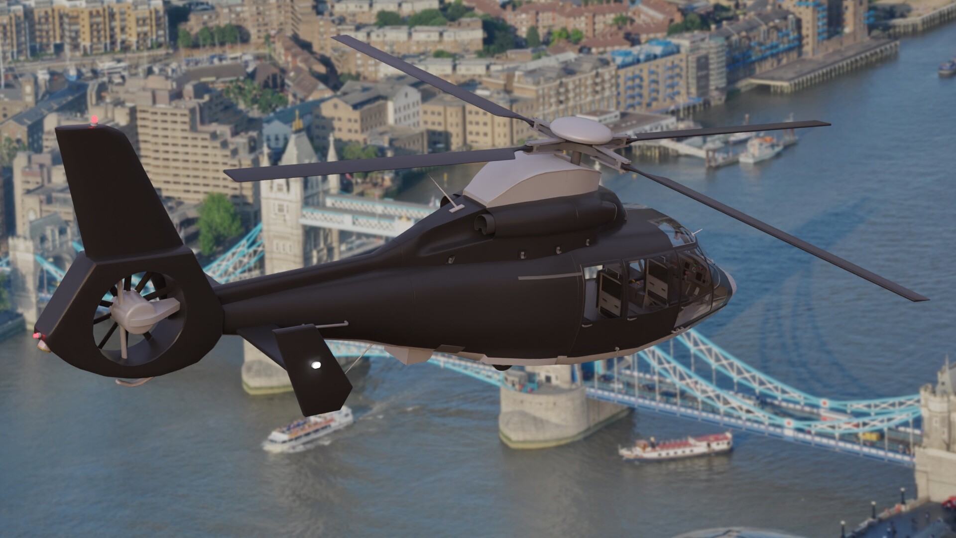 Enclaved - Aerospatiale AS.365 Dauphin II (Civilan)